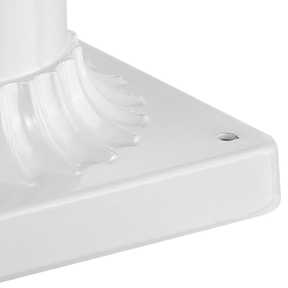 White Post Mount Adapter - #64T86 | Lamps Plus