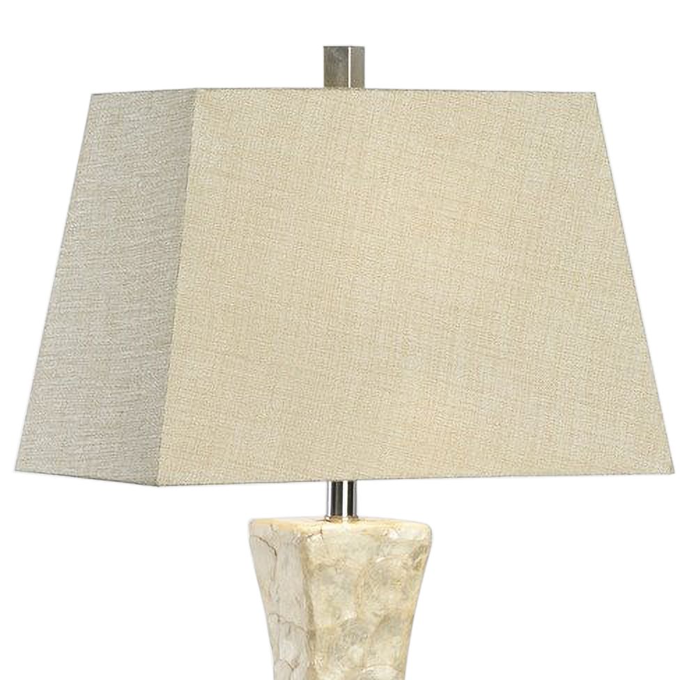 Wildwood Bruce Ivory Penshell Accent Table Lamp - #98W92 | Lamps Plus