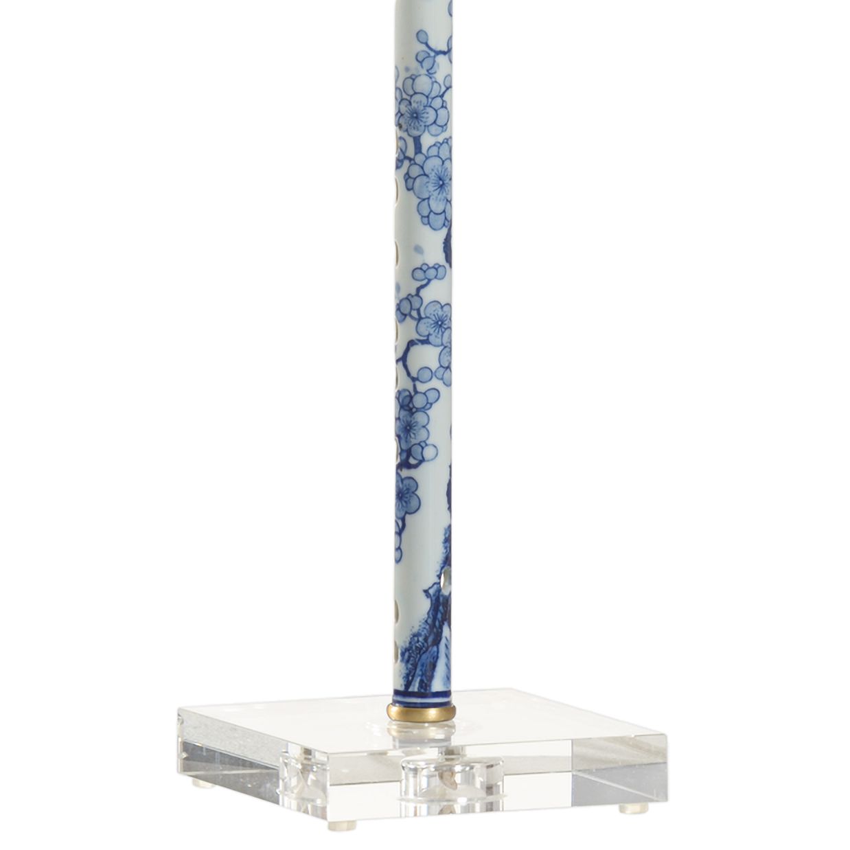 Wildwood Macau Flute Blue White Glaze Ceramic Table Lamp - #98W90 ...