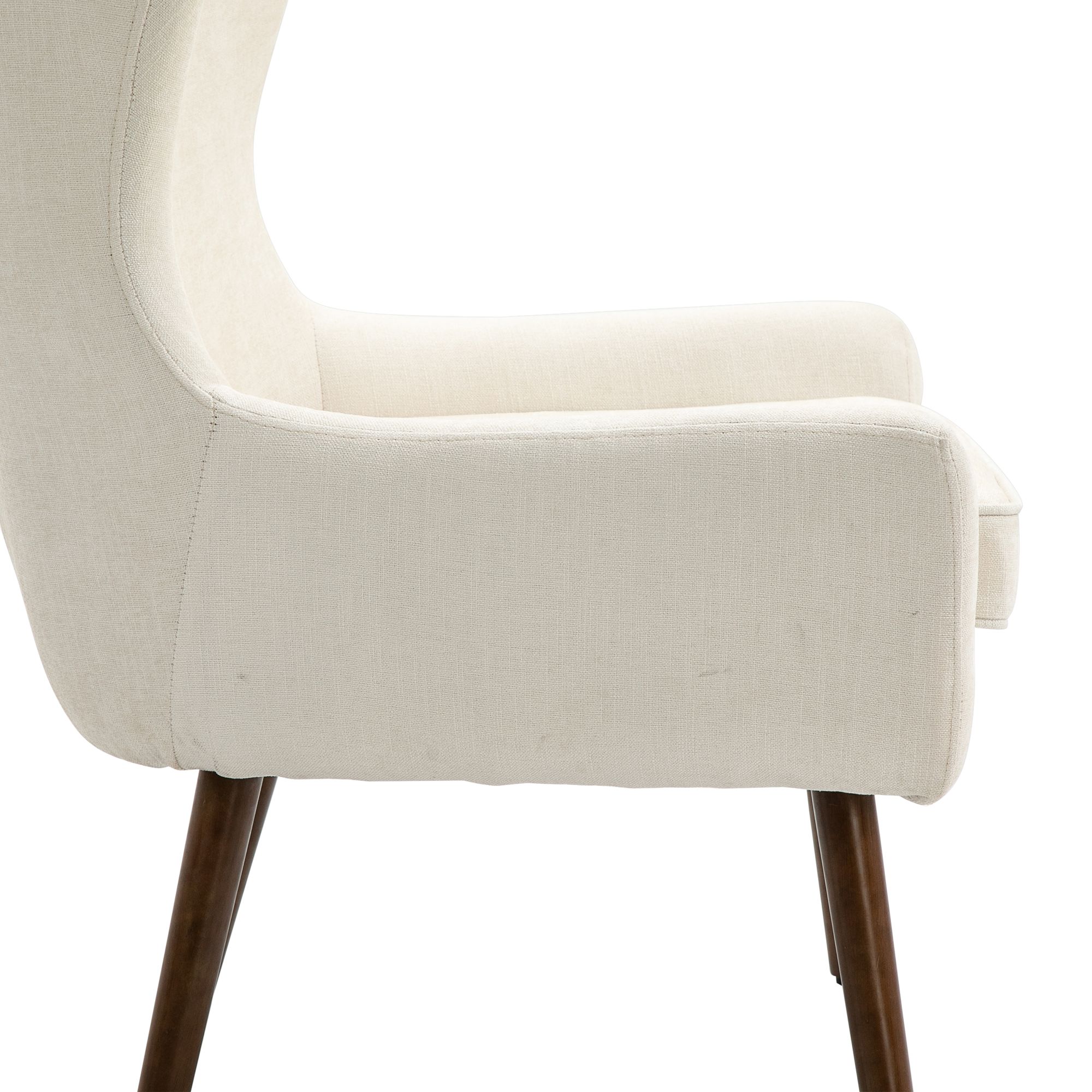 Winston Beige Chenille Fabric Wingback Arm Chair - #439D8 | Lamps Plus
