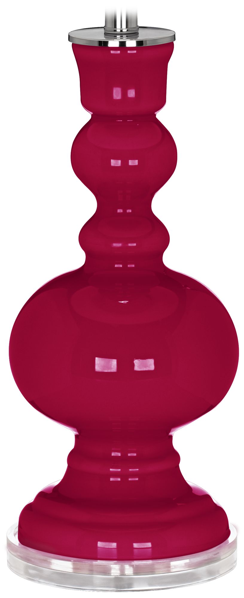 French Burgundy Gardenia Apothecary Table Lamp - #53R64 | Lamps Plus