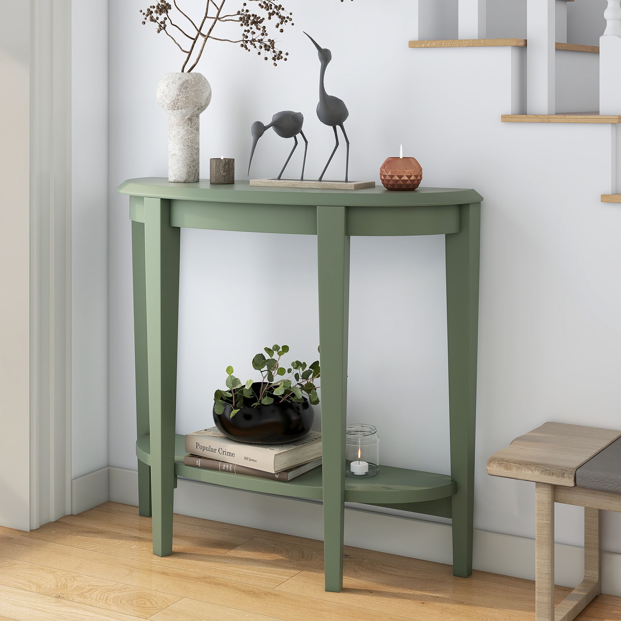 Green sofa table store
