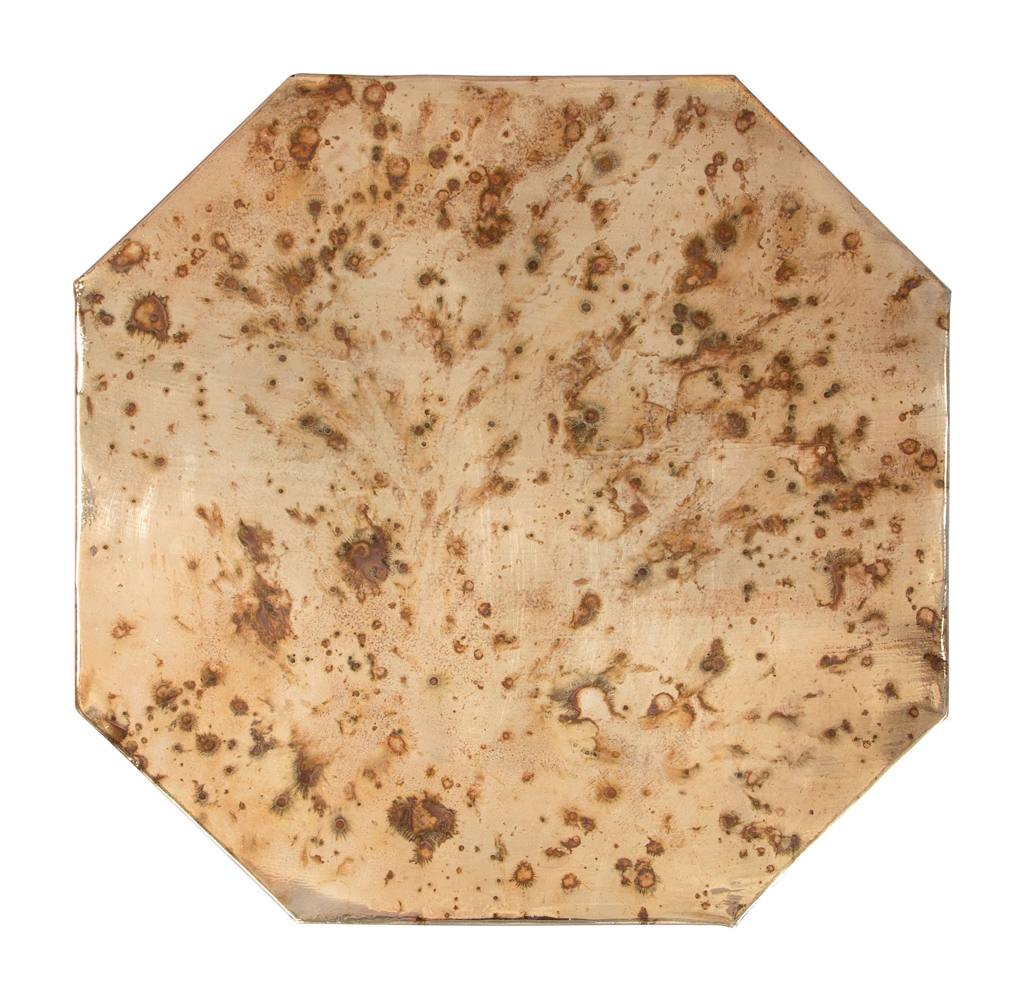 Zuo Jane 18 3/4" Wide Antique Copper Side Table - #246X1 | Lamps Plus