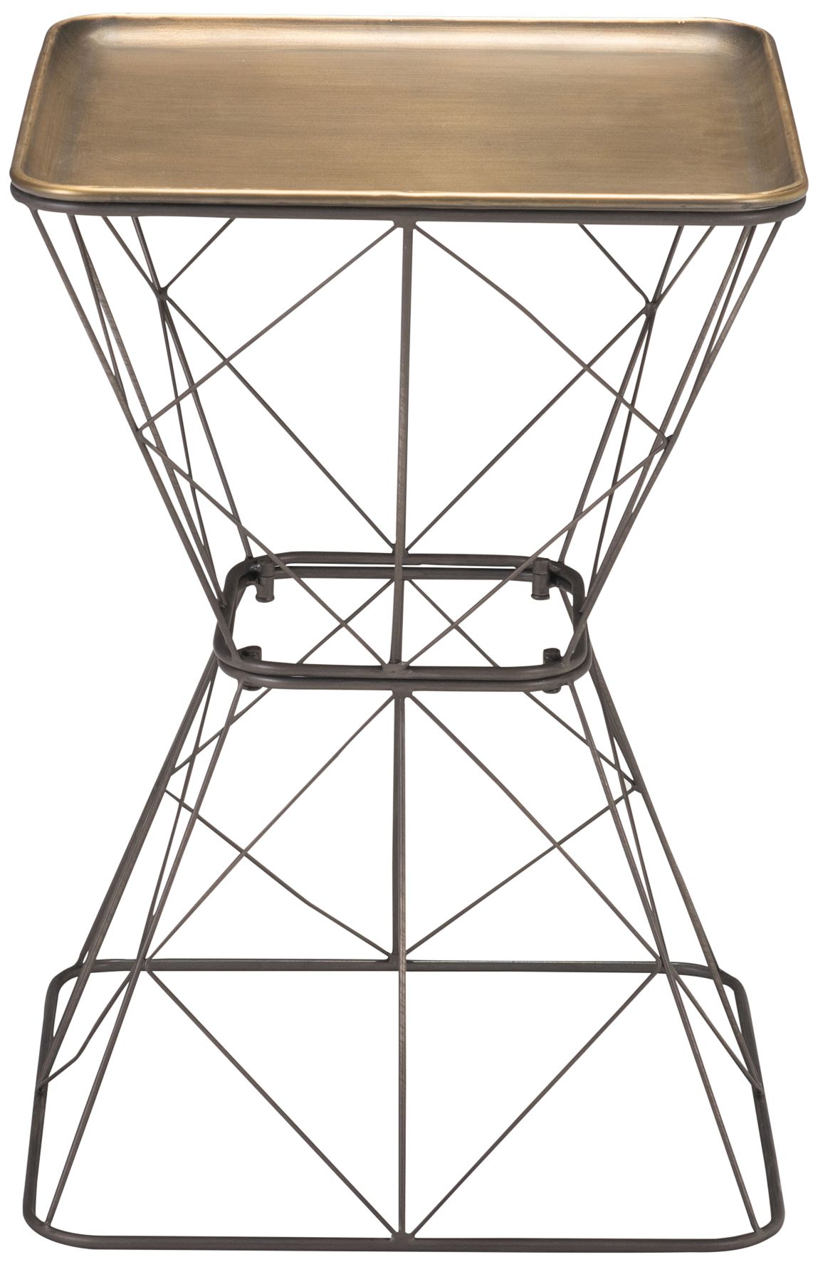 Zuo Timothy 15 3/4" Wide Gold Side Table - #236X1 | Lamps Plus