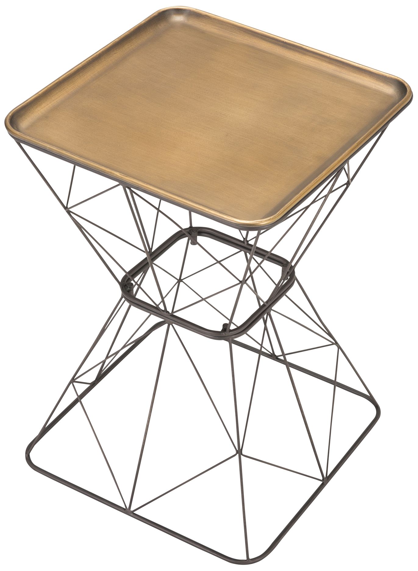 Zuo Timothy 15 3/4" Wide Gold Side Table - #236X1 | Lamps Plus