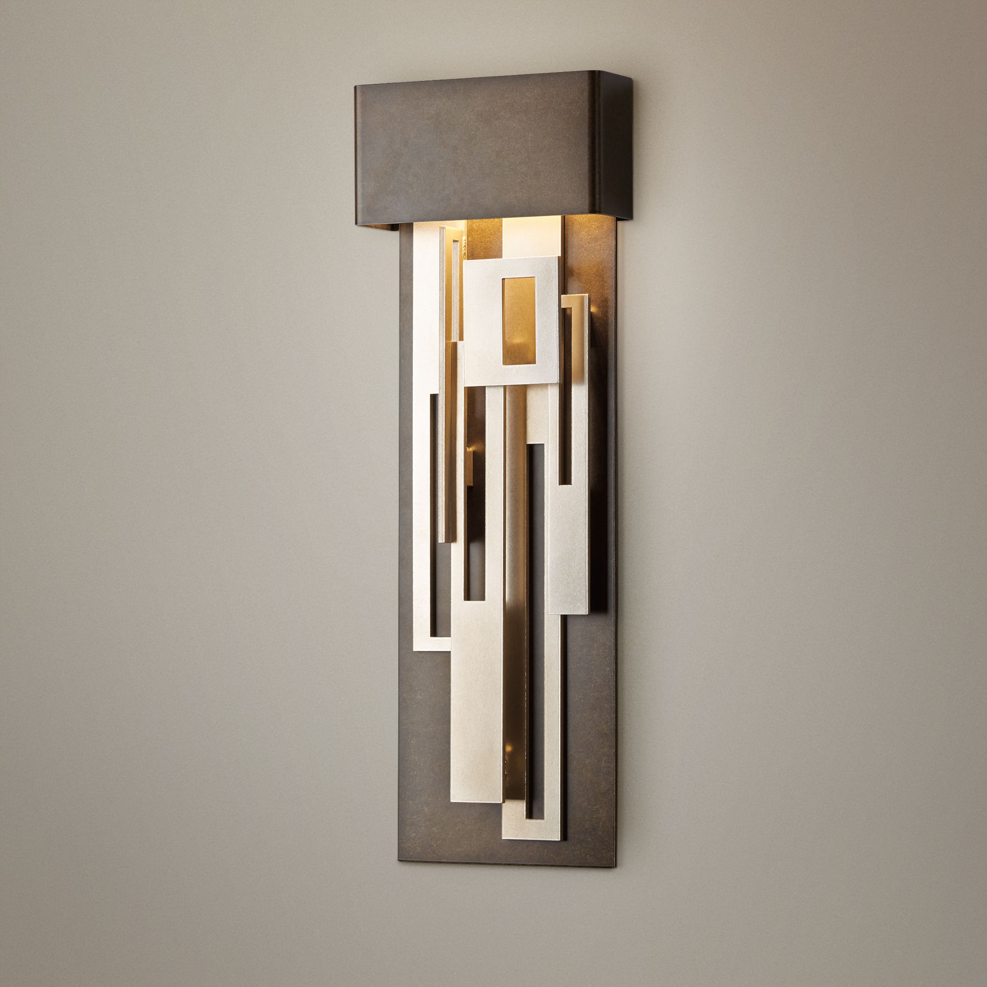 Collage 27 1/4" High Bronze Medium LED Wall Sconce - #1T601 | Lamps Plus