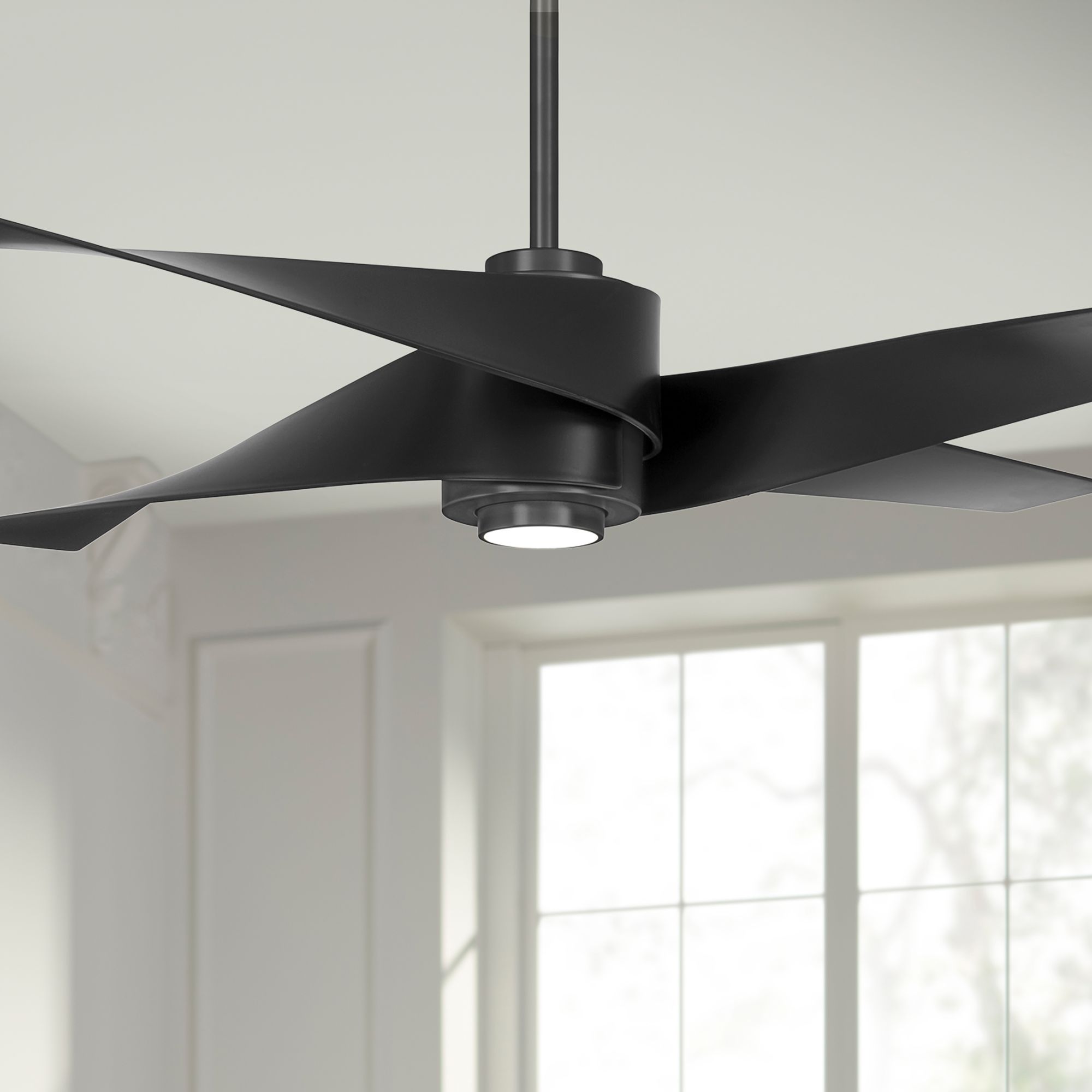 64" Minka Aire Artemis IV Gun Metal DC Ceiling Fan with Remote - #58C39 ...
