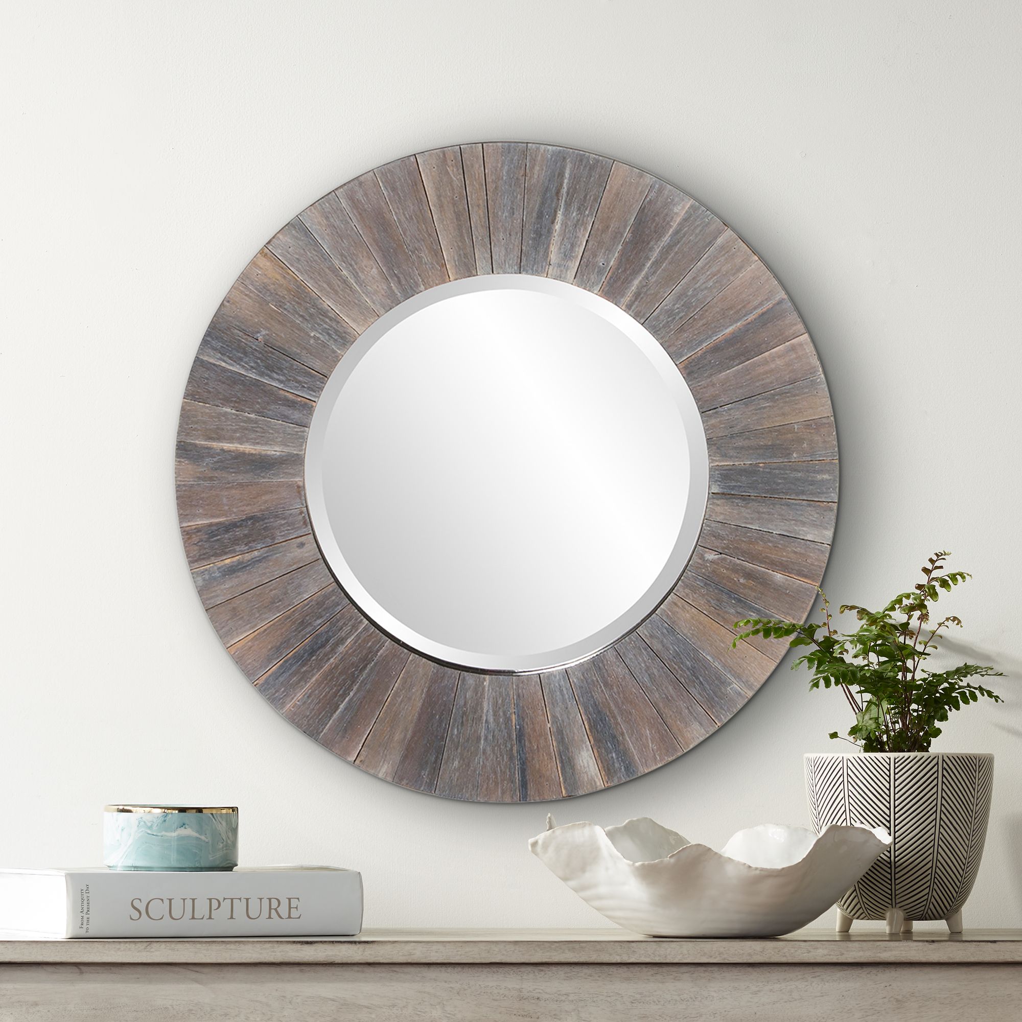 Wood, Wall Mirrors, Mirrors | Lamps Plus