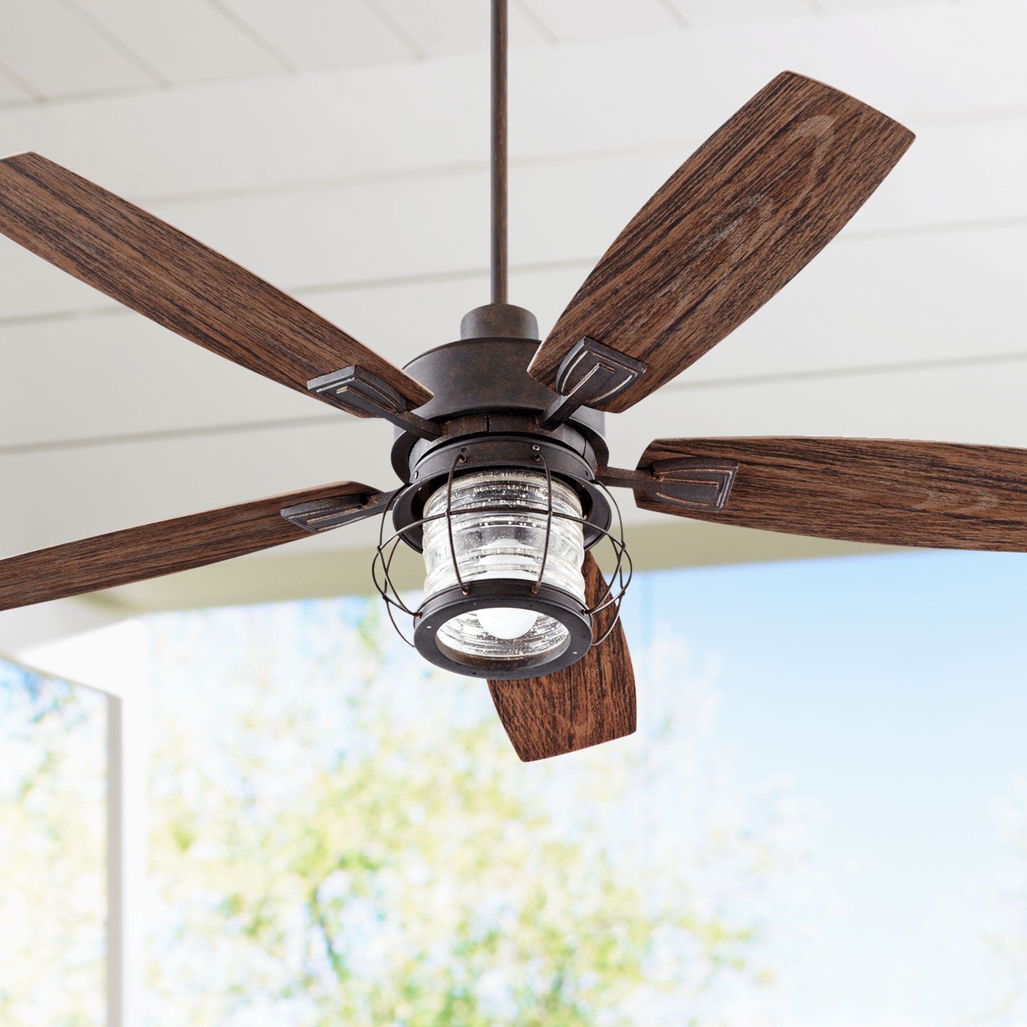 Rustic - Lodge, Ceiling Fan Without Light Kit, Ceiling Fans | Lamps Plus