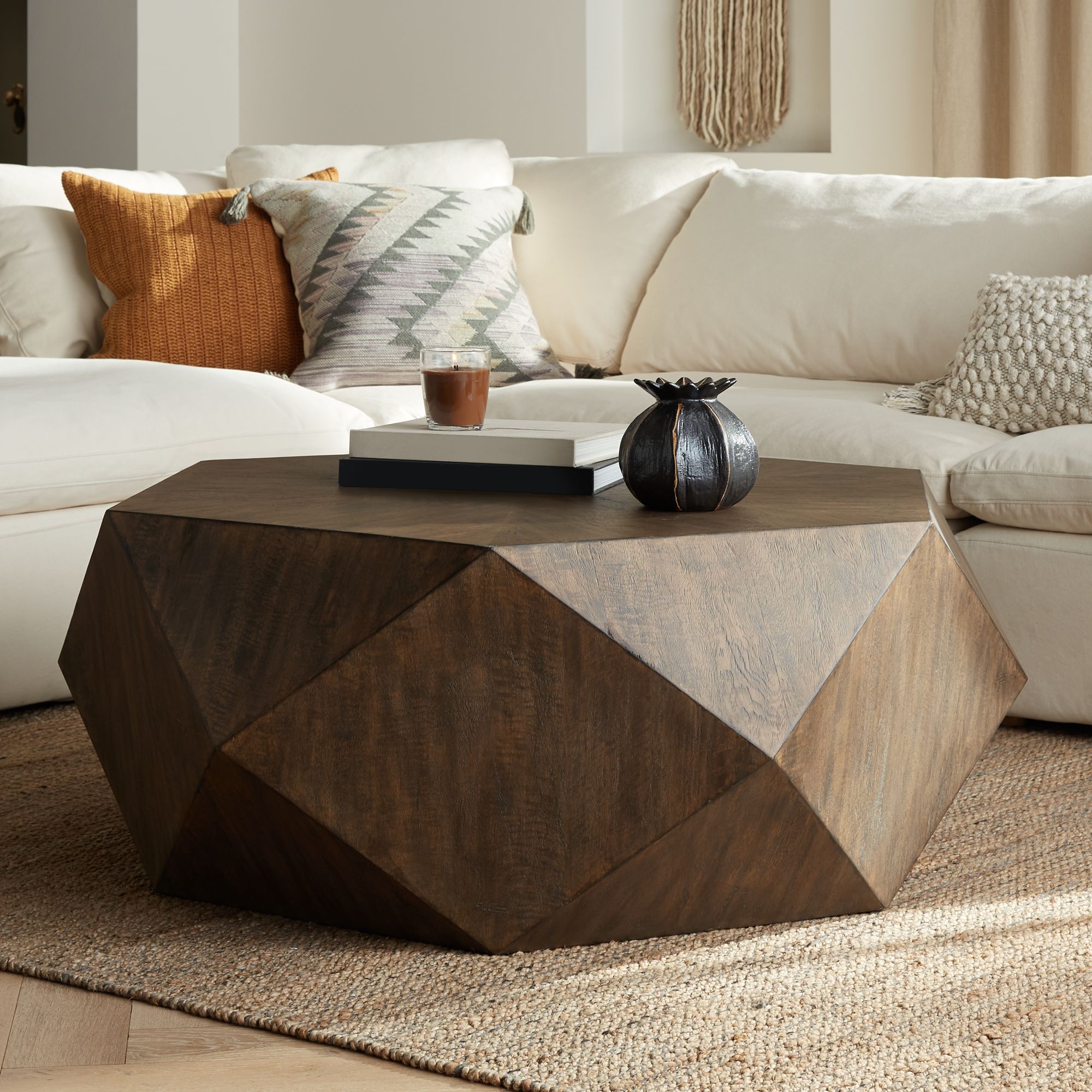 Living Room Furniture Geometric Coffee table Home & Living etna.com.pe