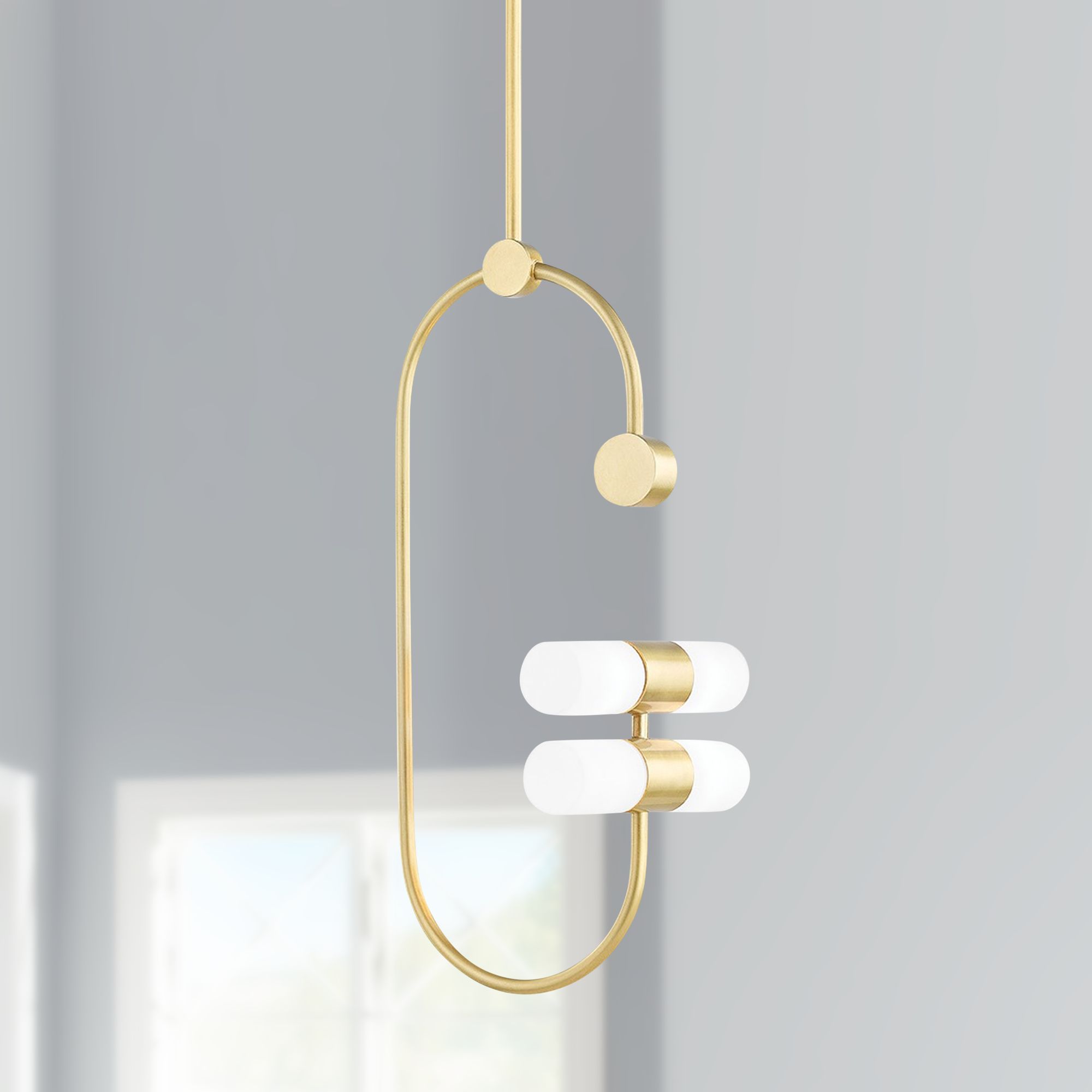 Mitzi Rae 8 3/4"W 4-Light Aged Brass LED Mini Pendant Light - #88F41 ...