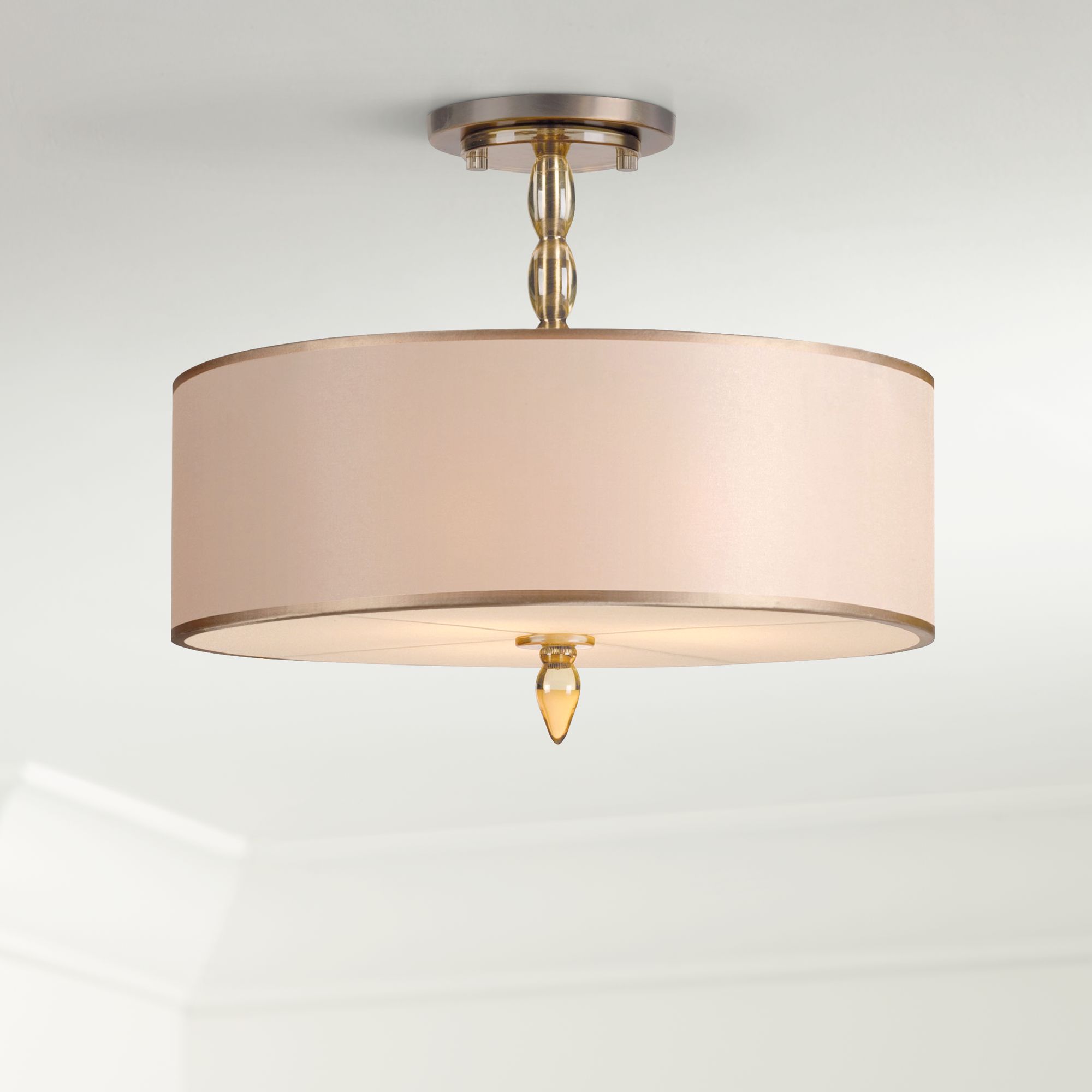 Brass - Antique Brass, Flush Mount, Close To Ceiling Lights | Lamps Plus