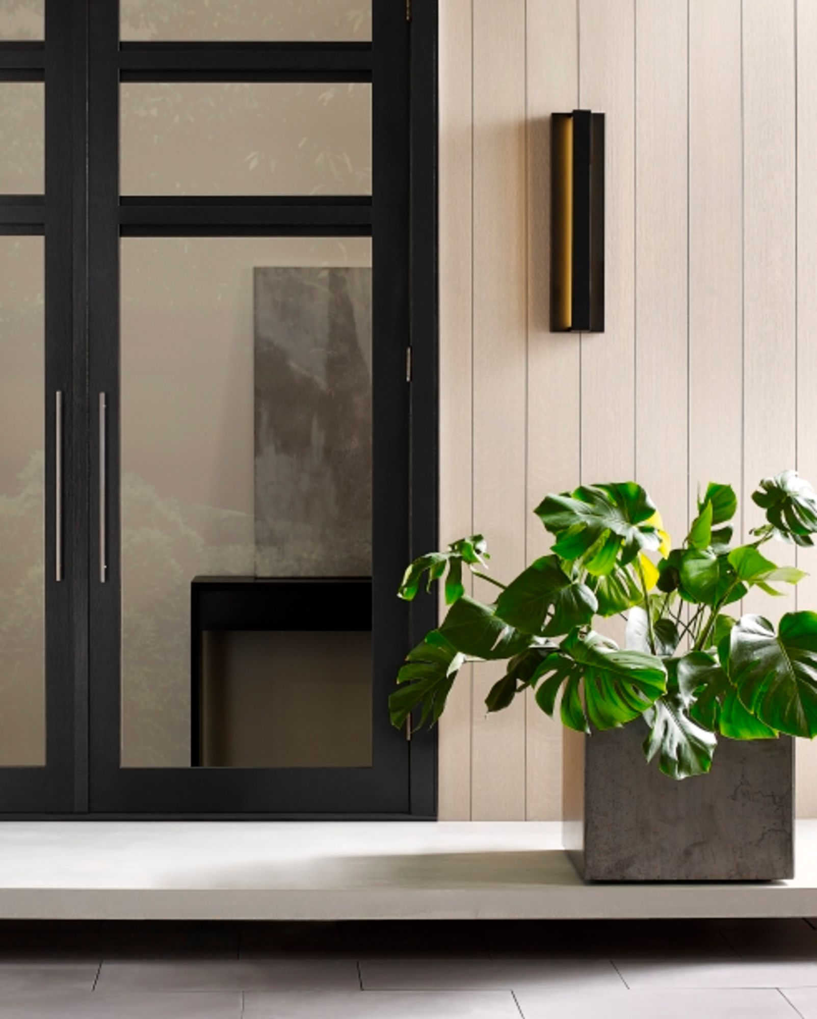 Tech Lighting Windfall 24" High Black LED Outdoor Wall Light - #11E14 ...