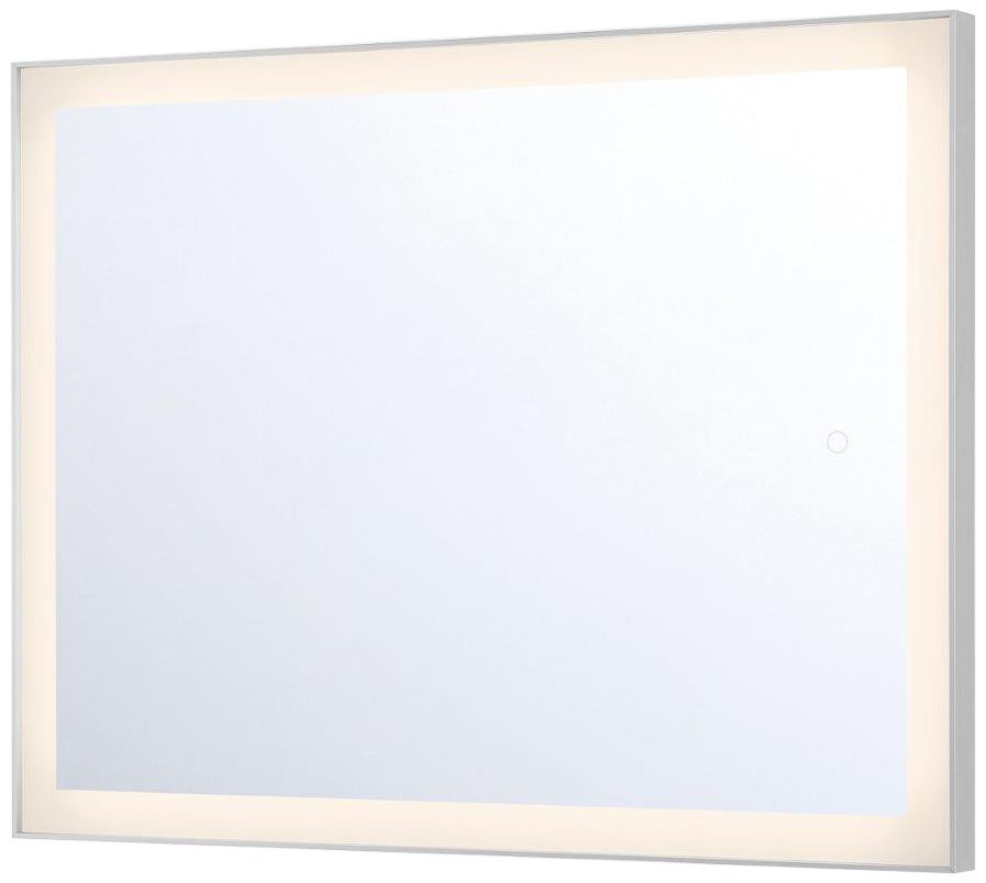 Lenora Aluminum 28" x 36" Rectangular LED Lighted Wall Mirror - #044G0 ...