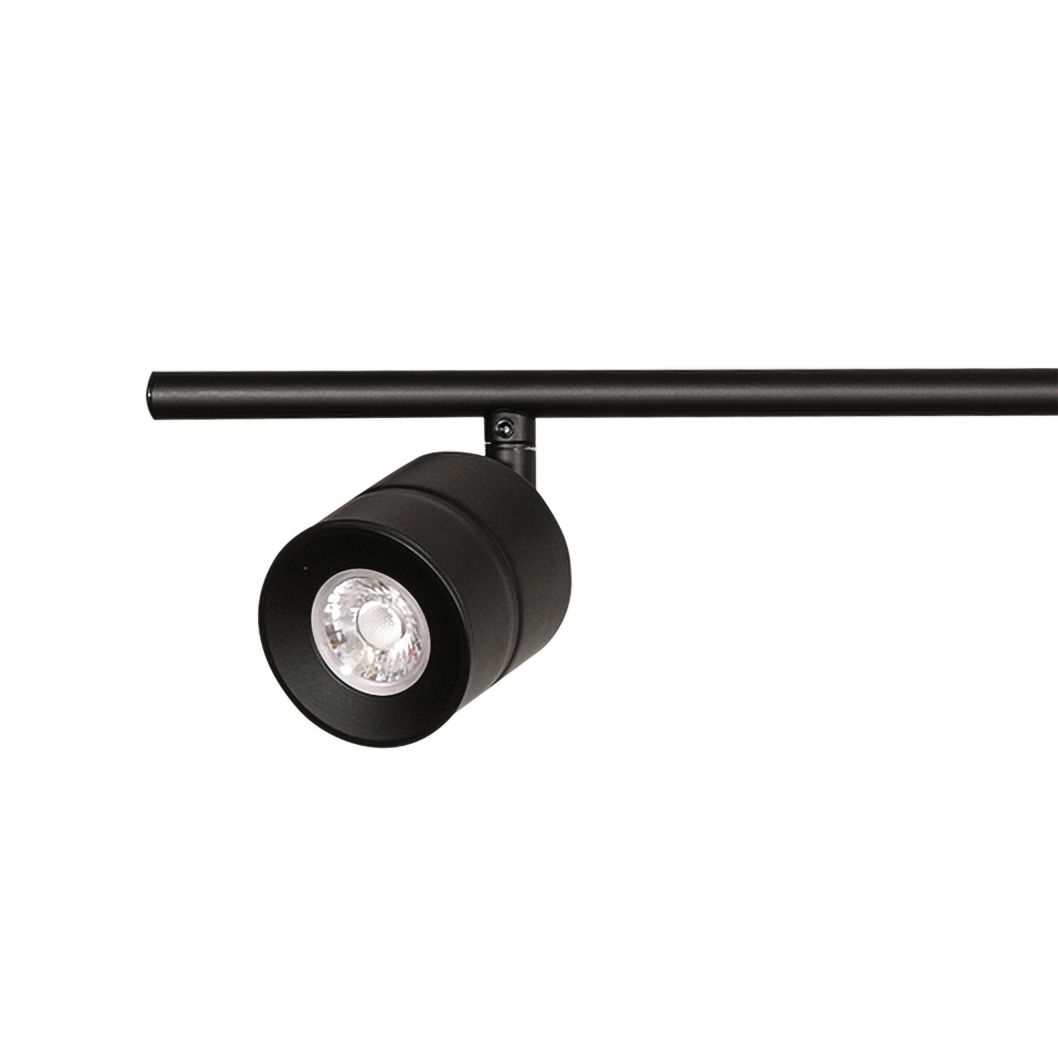 Core 4-Light Deep Black LED Track Fixture - #123F1 | Lamps Plus