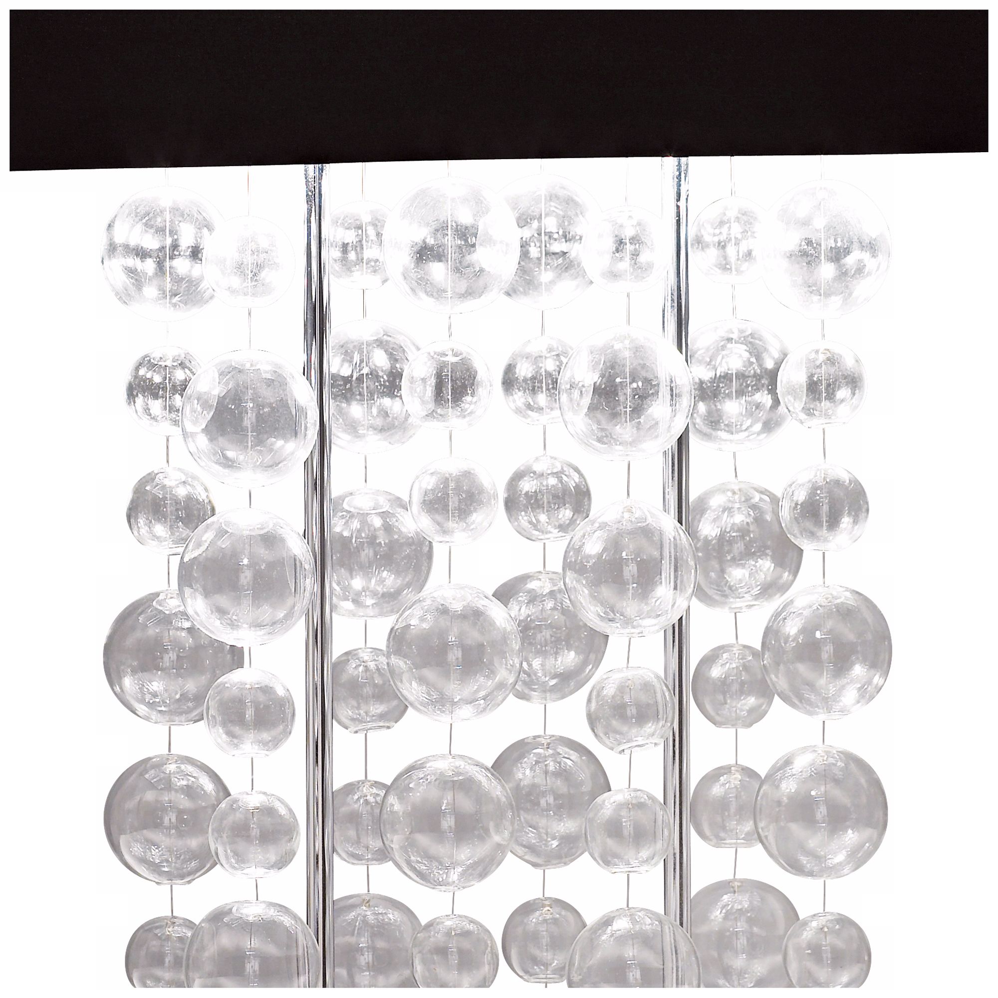 Possini Euro Design Clear Bubble Cascade Table Lamp - #17117 | Lamps Plus
