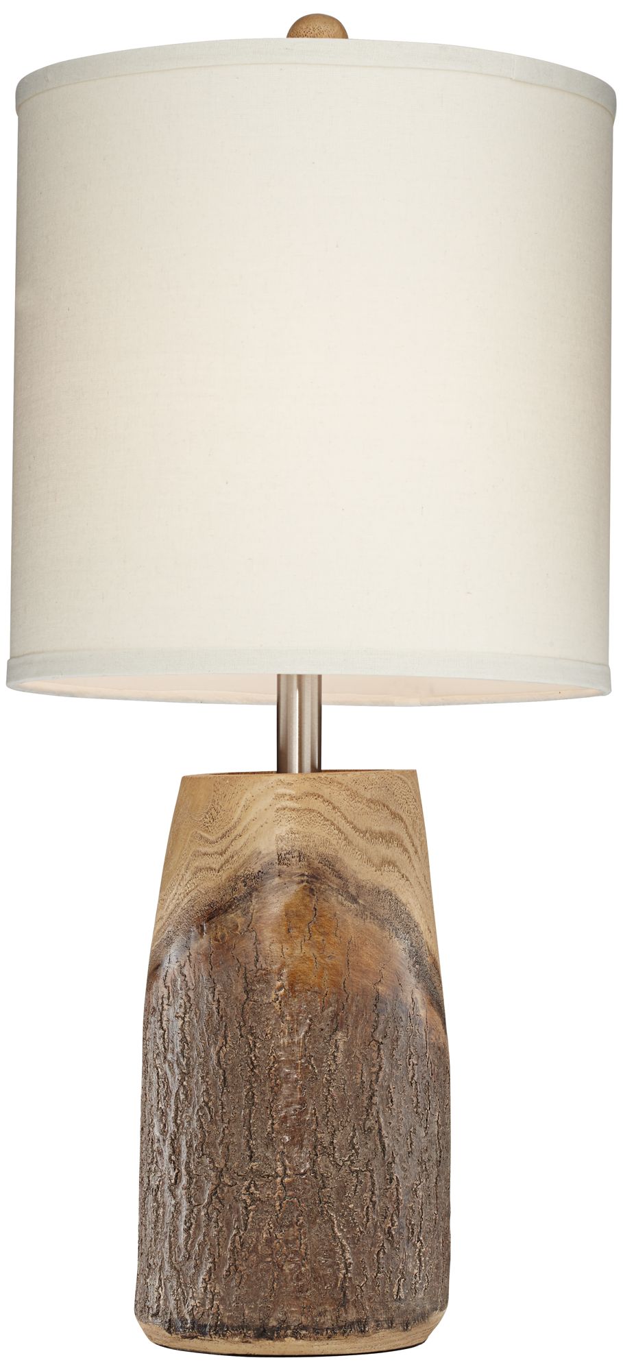 Scarlet Faux Brown Wood Table Lamp - #1H365 | Lamps Plus