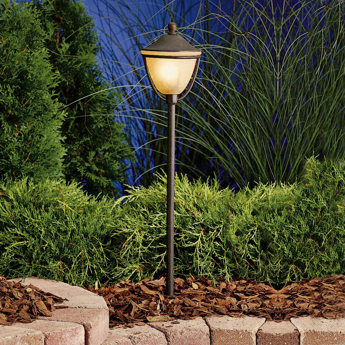 Kichler 26" High Textured Tannery Bronze Landscape Path Light - #29397 ...