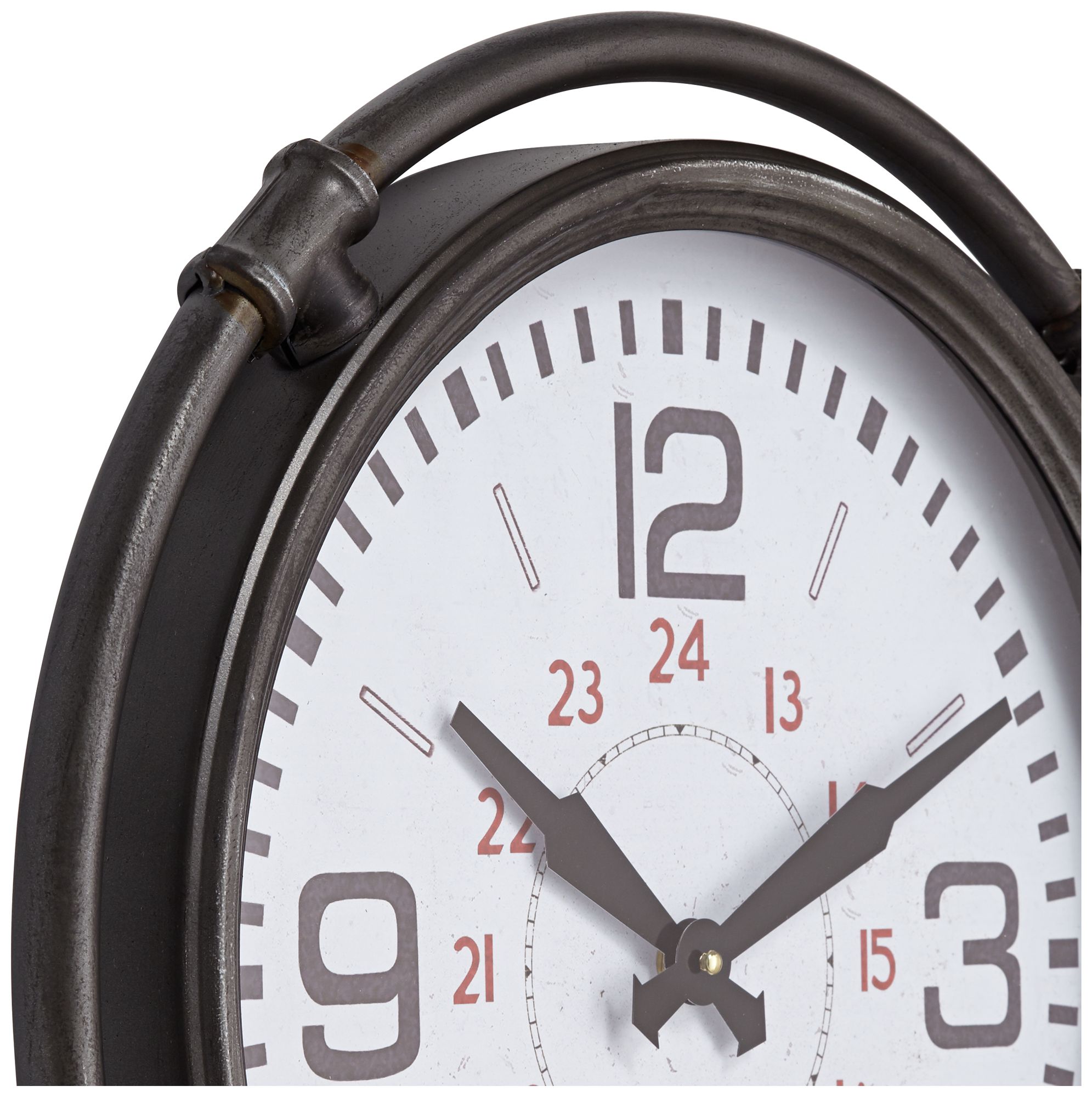 Marco 18 3/4" High Metal Wall Clock - #39G06 | Lamps Plus