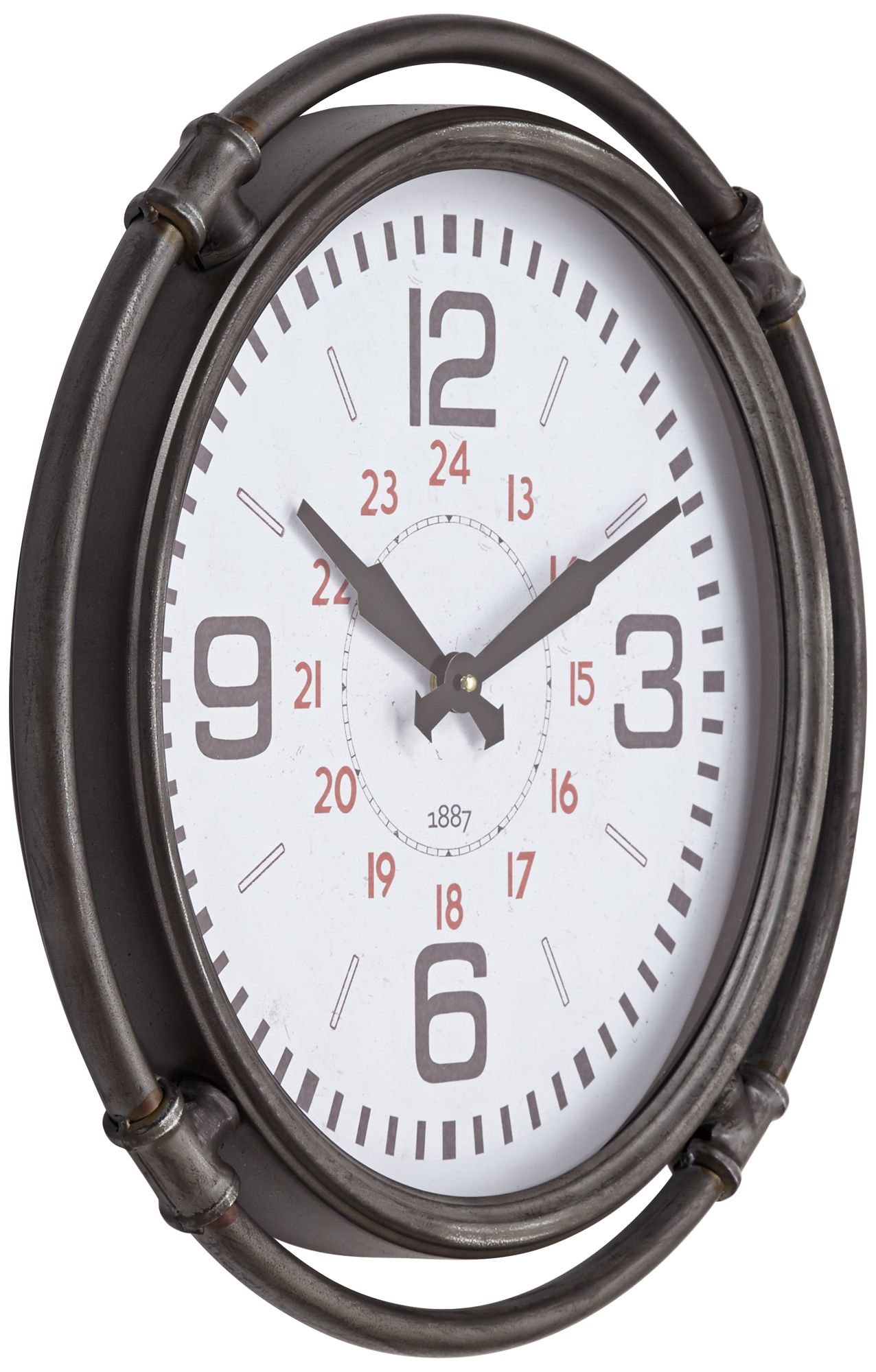 Marco 18 3/4" High Metal Wall Clock - #39G06 | Lamps Plus