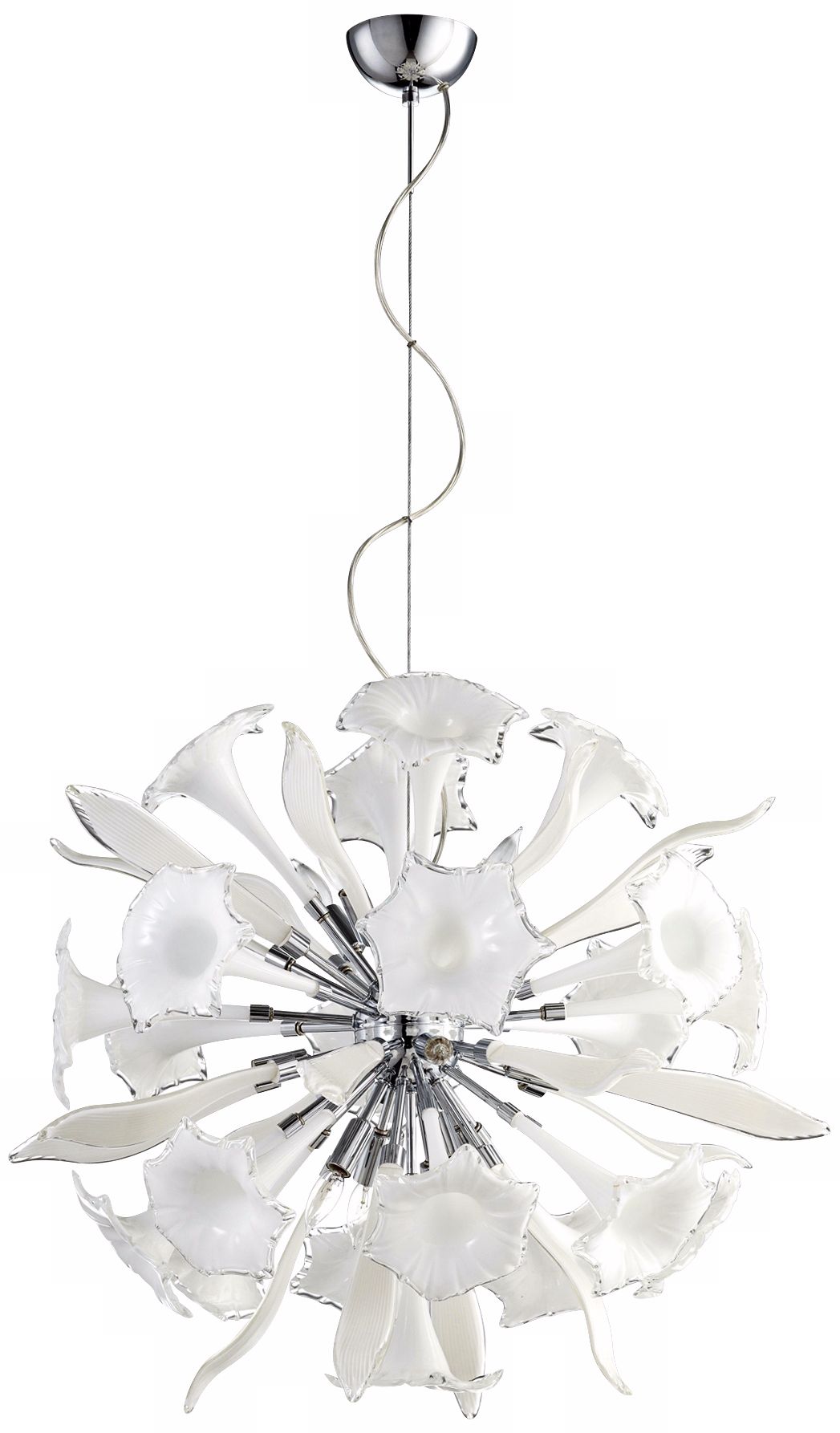 Remy 33" Wide White Glass Pendant Light - #3X780 | Lamps Plus