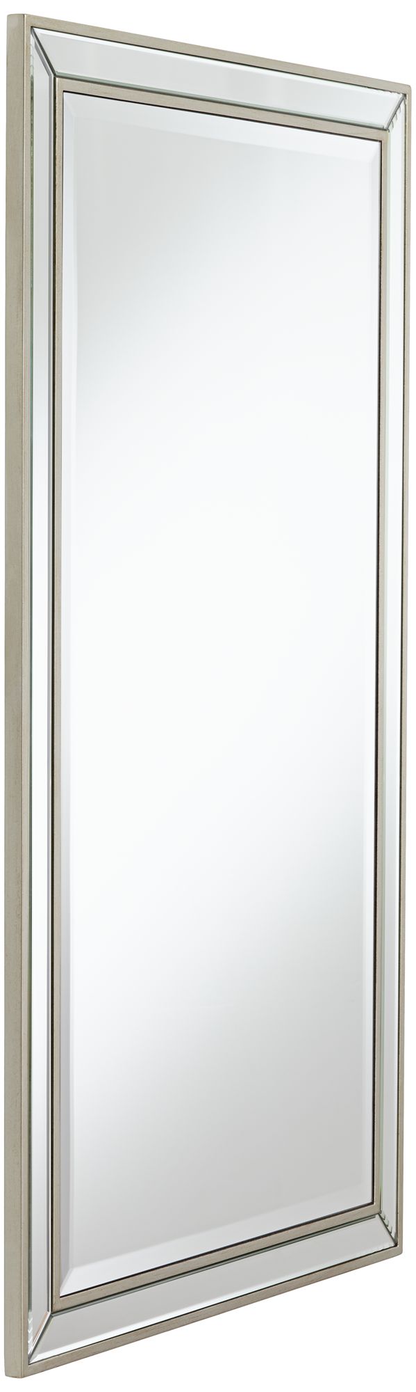 Helena Antique Silver 25" x 42" Rectangular Wall Mirror - #47A99 ...