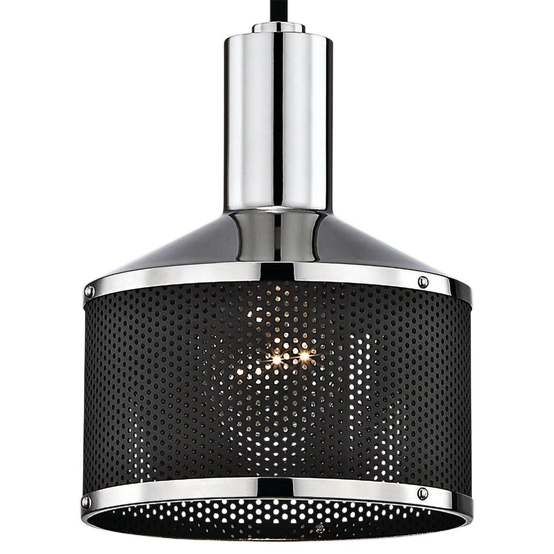 Mitzi Yoko 6" Wide Polished Nickel Mini Pendant - #47C93 | Lamps Plus