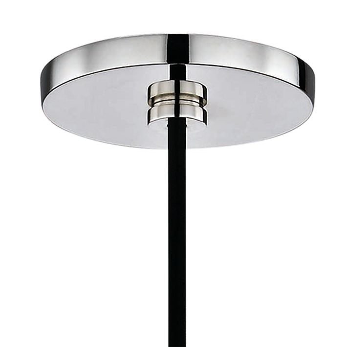 Mitzi Yoko 6" Wide Polished Nickel Mini Pendant - #47C93 | Lamps Plus