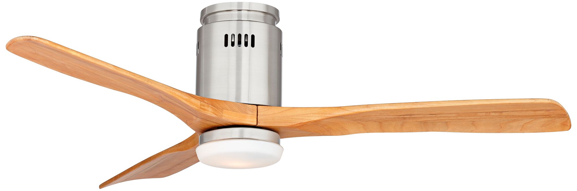 52" Possini Euro Admiralty Brushed Nickel LED Ceiling Fan with Remote ...