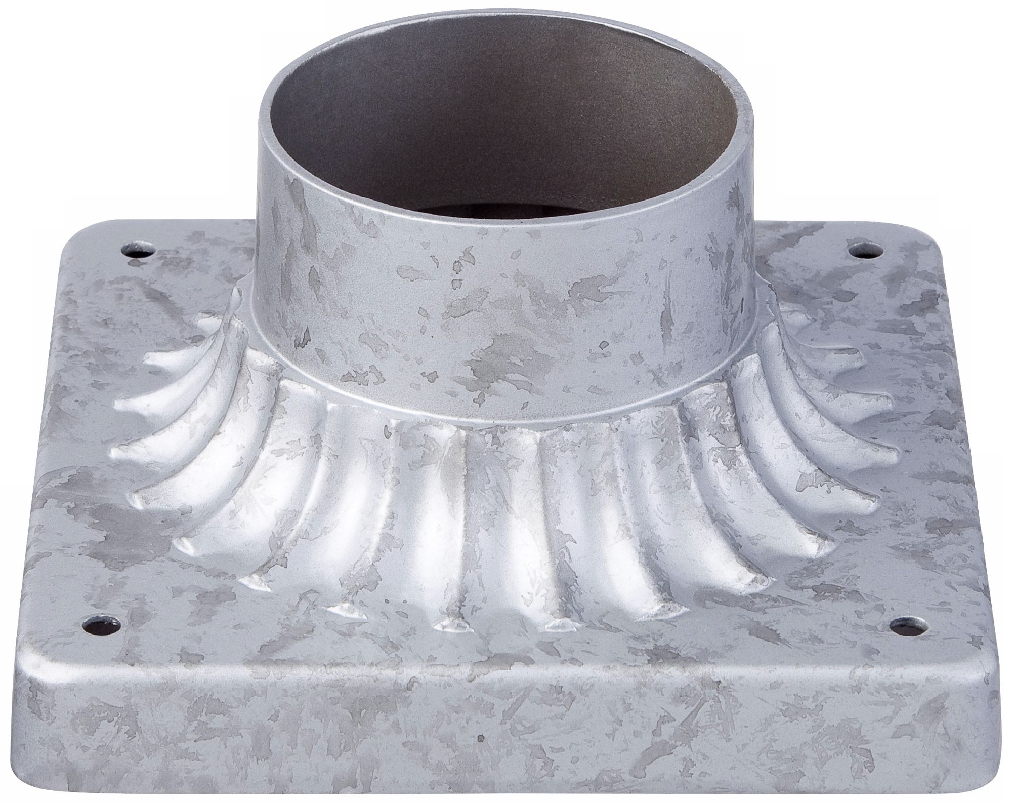 Franklin Park Galvanized Steel Post Mount Adaptor - #5H494 | Lamps Plus