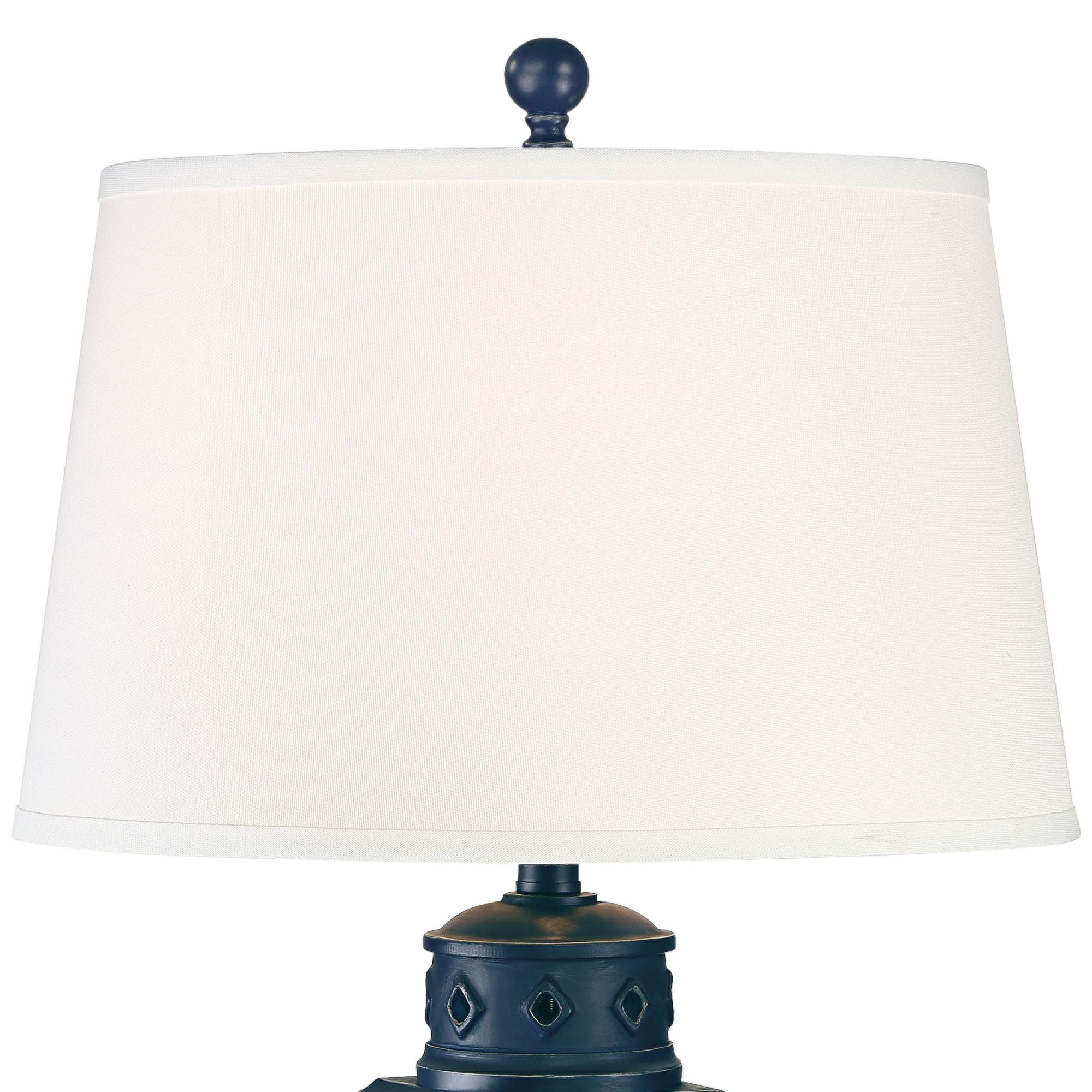 Bondi Navy Blue Coastal Lantern Table Lamps Set of 2 - #62D72 | Lamps Plus