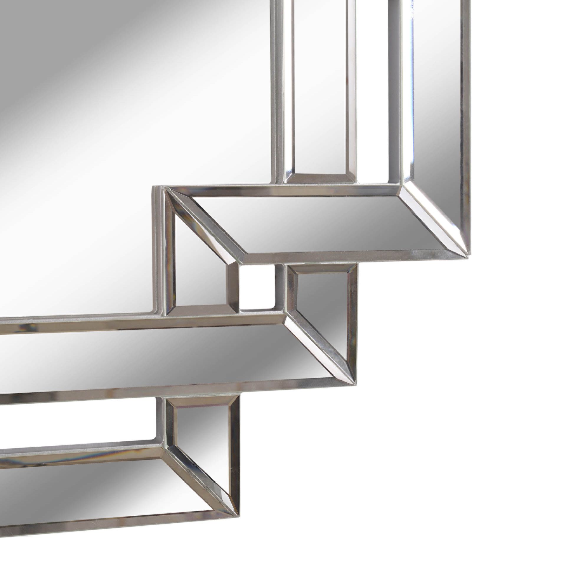 Kenroy Home Linas 31 1/2" x 44" Geometric Wall Mirror - #62X65 | Lamps Plus