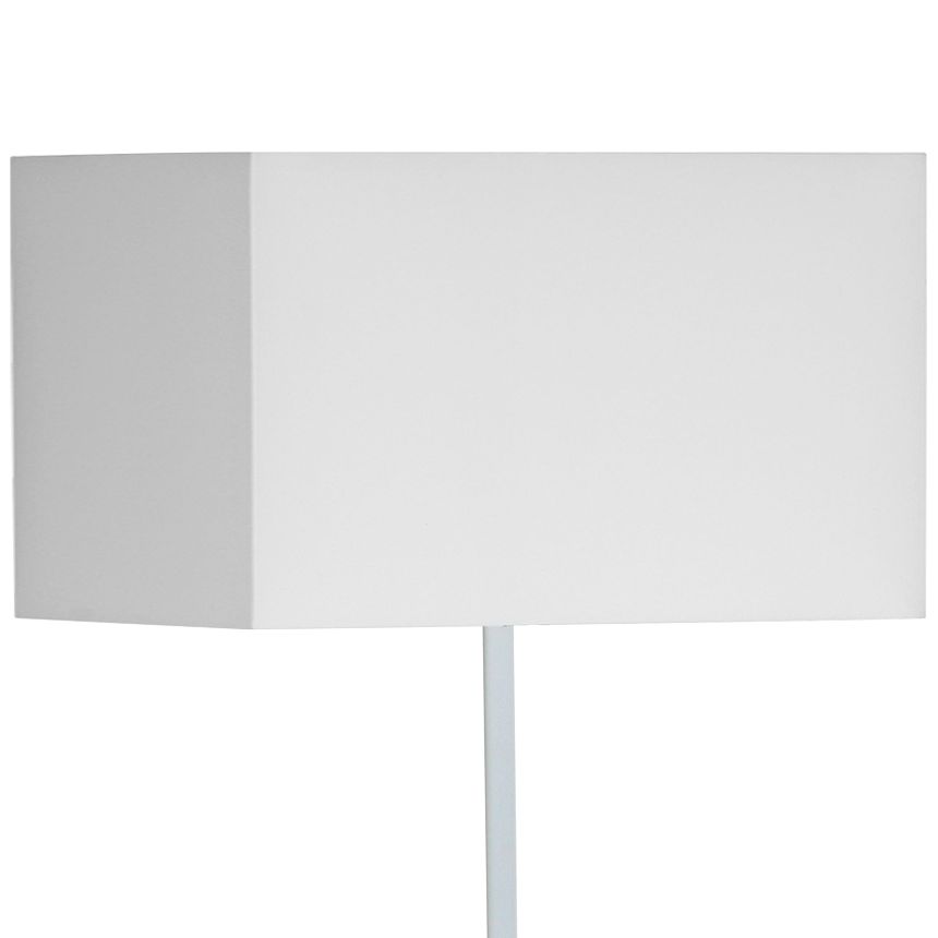 Jude Matte White Metal Square Shade Floor Lamp - #64G49 | Lamps Plus
