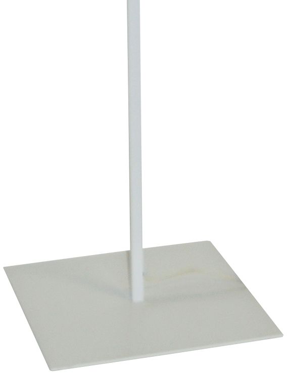 Jude Matte White Metal Square Shade Floor Lamp - #64G49 | Lamps Plus