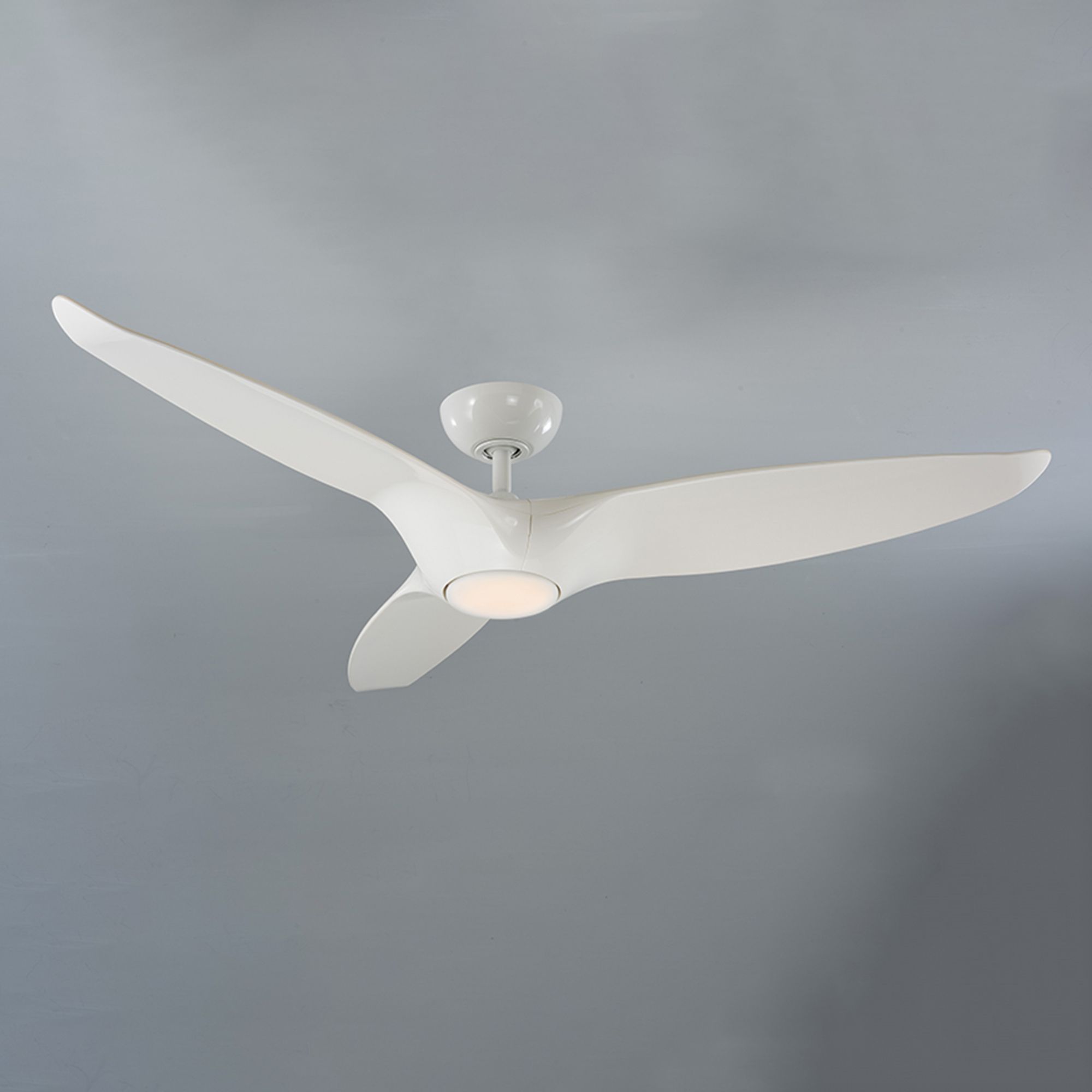 60" Modern Forms Morpheus III White LED Wet Rated Smart Ceiling Fan ...