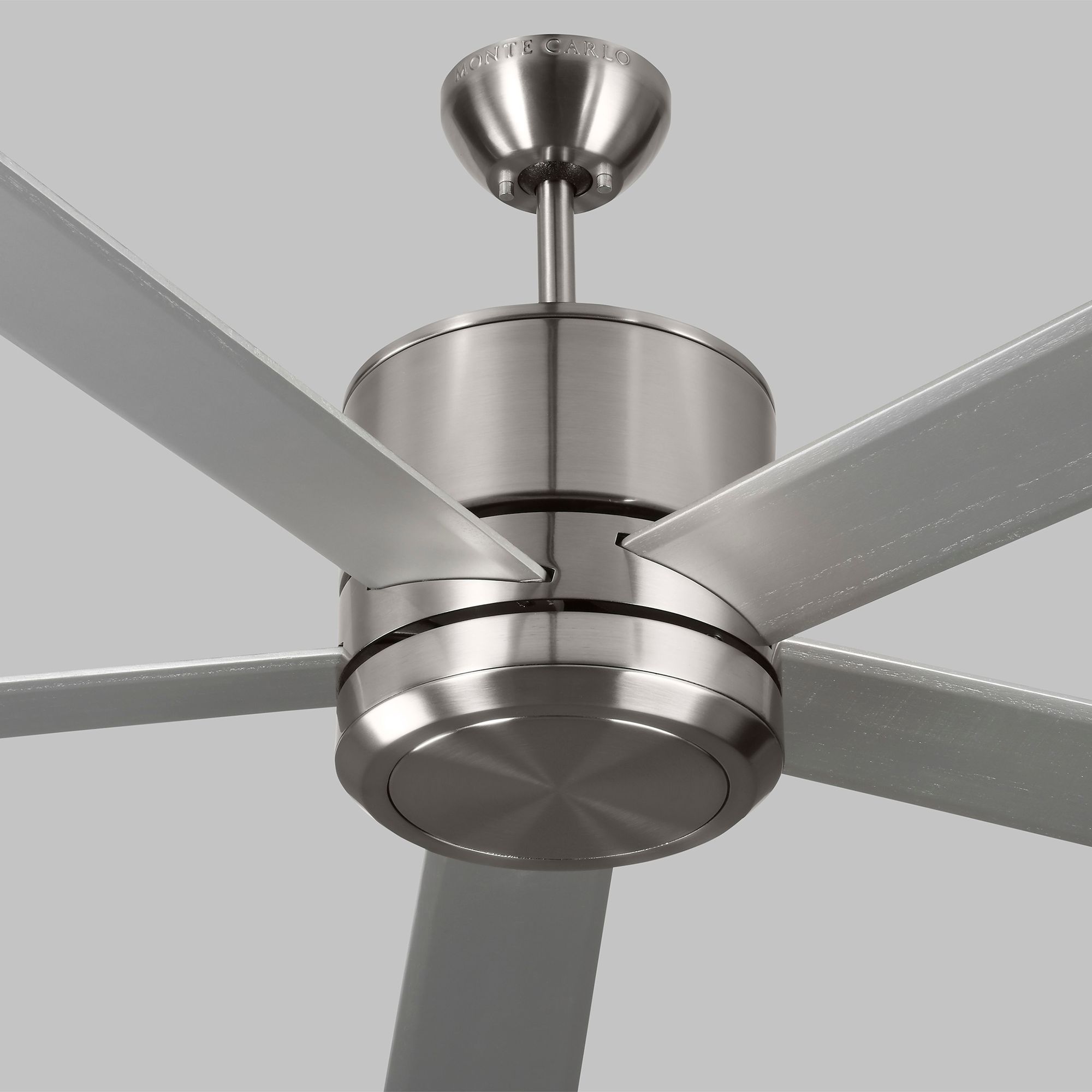 84" Monte Carlo Vision 84 Brushed Steel LED Ceiling Fan - #70X54 ...