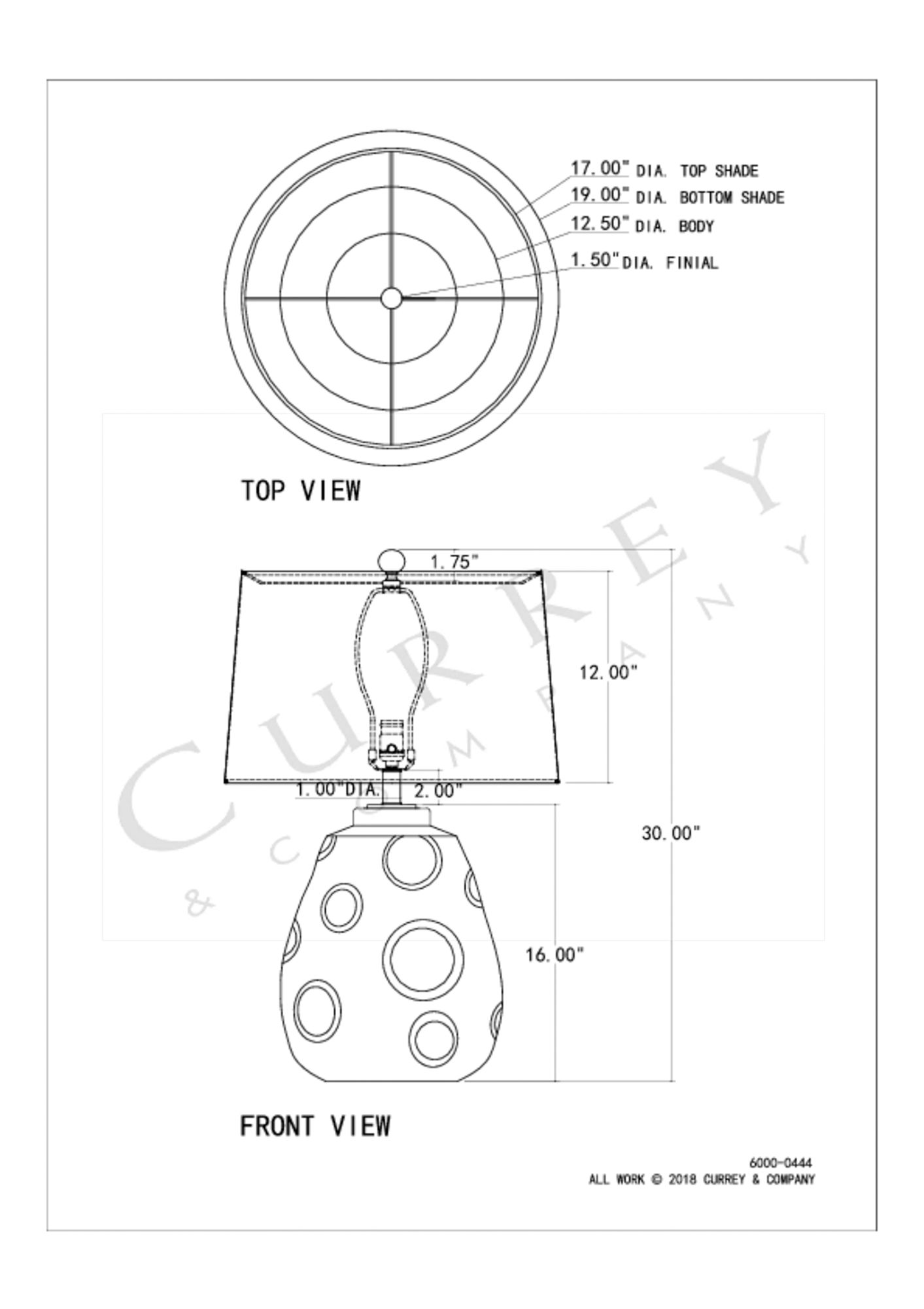 Gallus Green and White Terracotta Ginger Jar Table Lamp - #71M19 ...