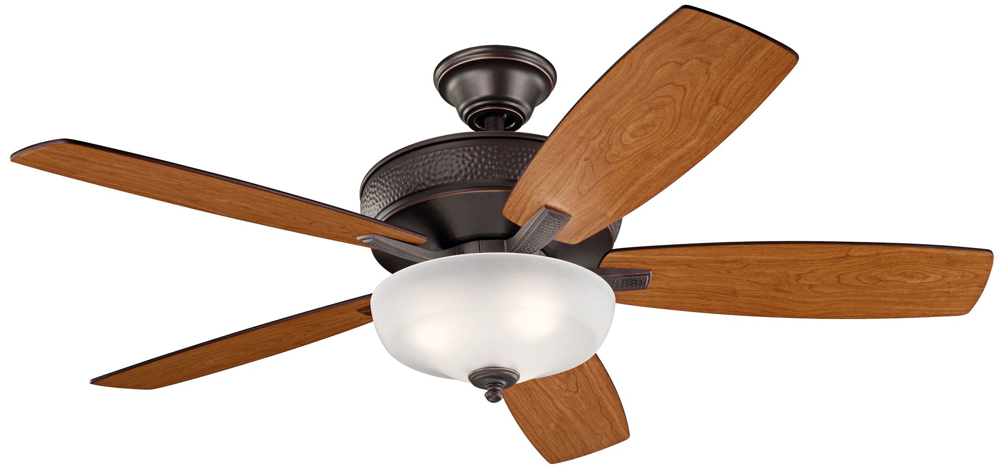 52" Kichler Monarch II Olde Bronze LED Ceiling Fan with Remote - #73R86 ...