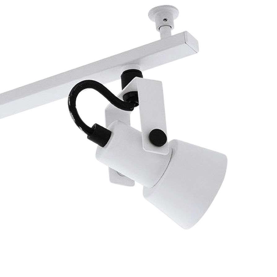 Eglo Trillo 4-Light White and Black LED Track Fixture - #74T11 | Lamps Plus