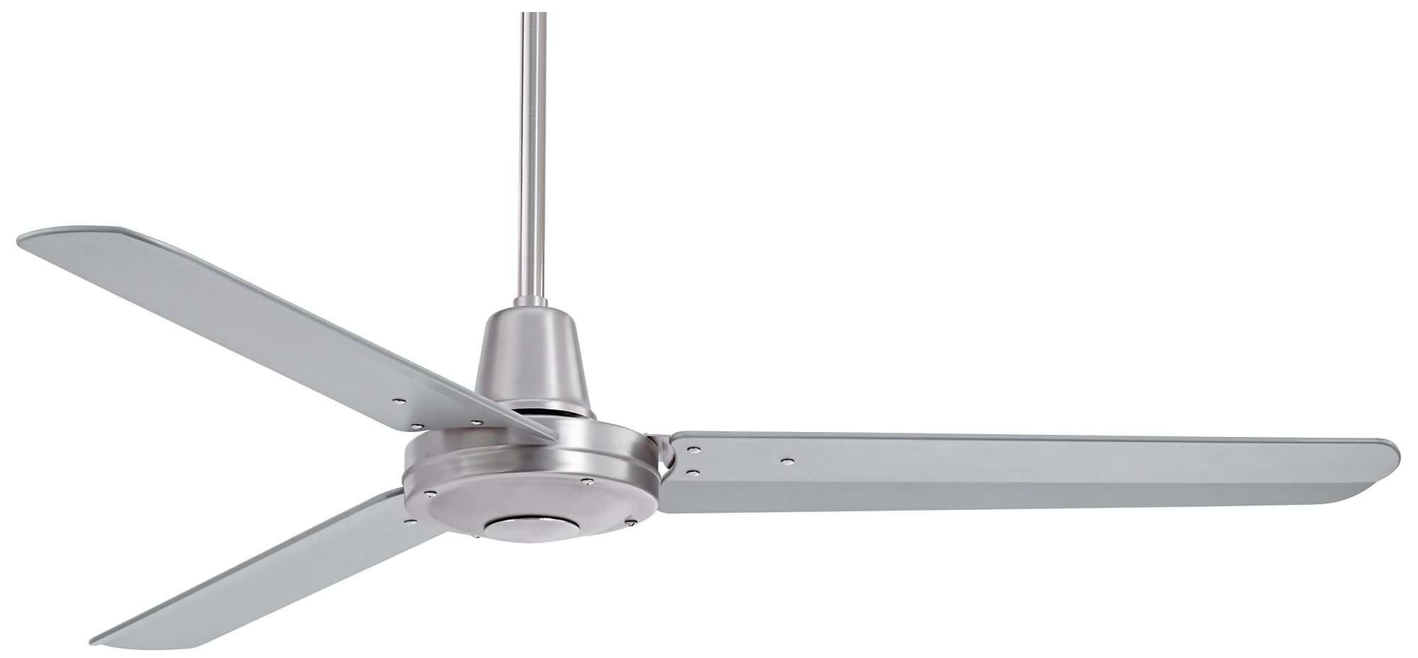 52" Plaza DC Brushed Nickel Damp Rated Ceiling Fan with Remote - #7C837 ...