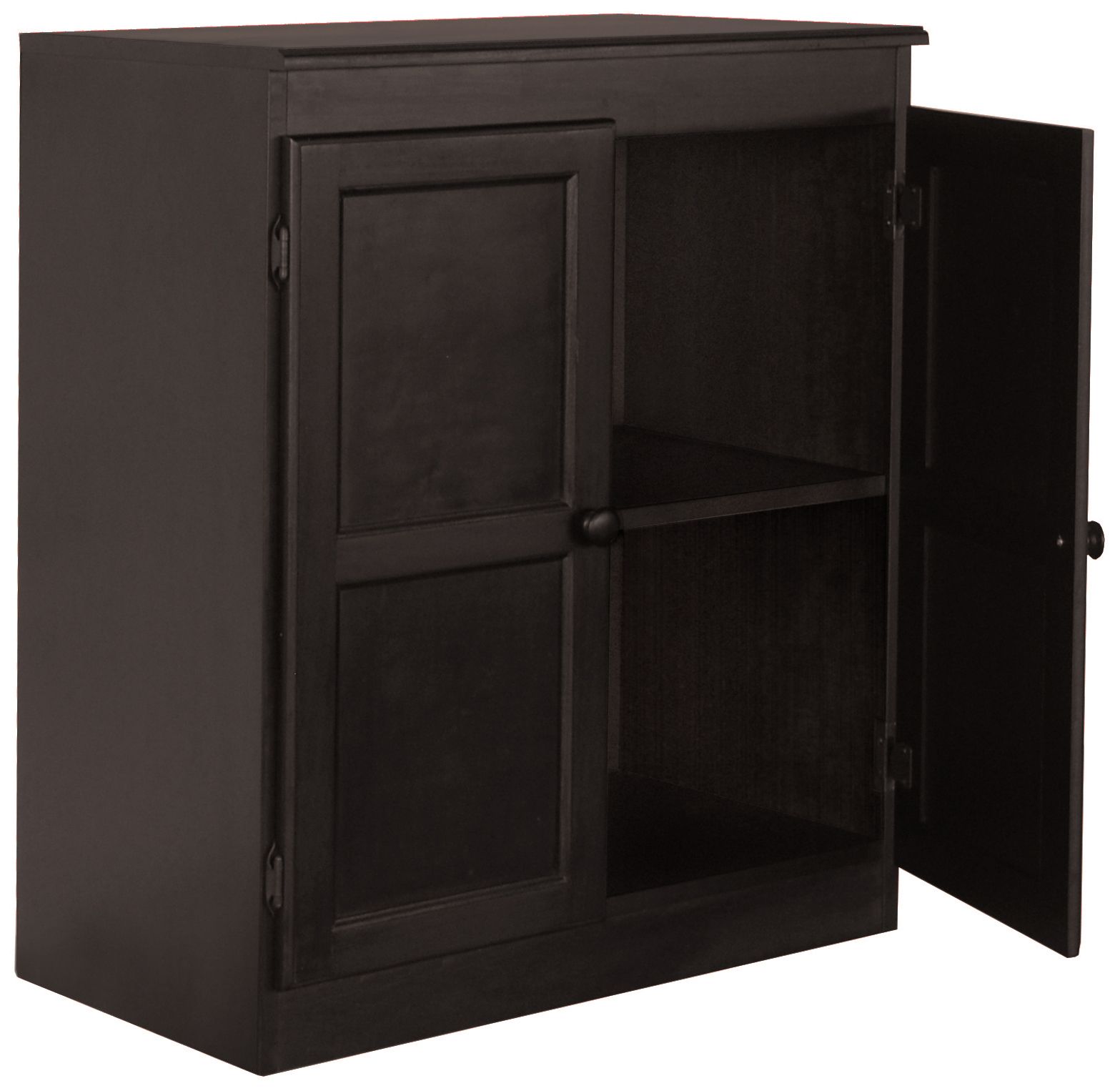 Hunkel 30" Wide Espresso 2-Door Storage Cabinet - #7N854 | Lamps Plus
