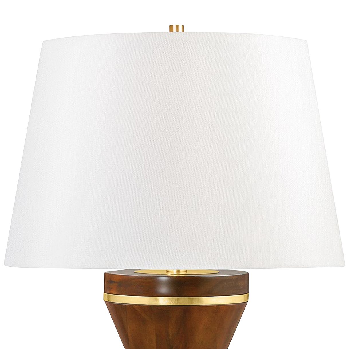 Hudson Valley Selden Dark Tram Acacia Wood Table Lamp - #80T39 | Lamps Plus
