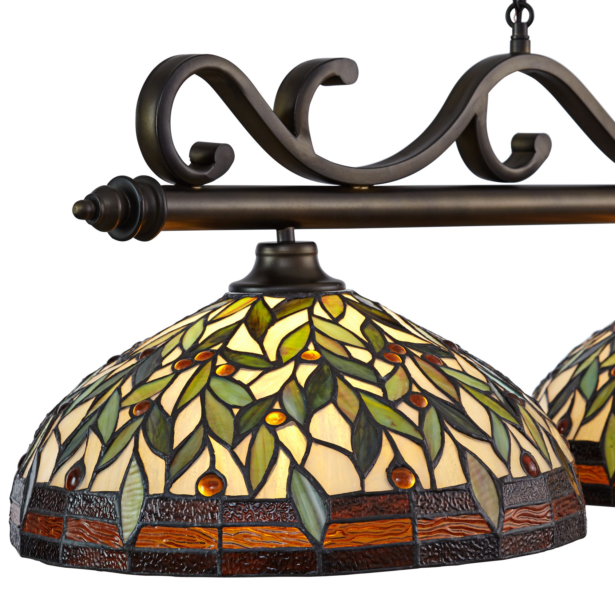 Miramar 56" Wide Leaf and Vine Kitchen Island Light Pendant - #80W66 ...