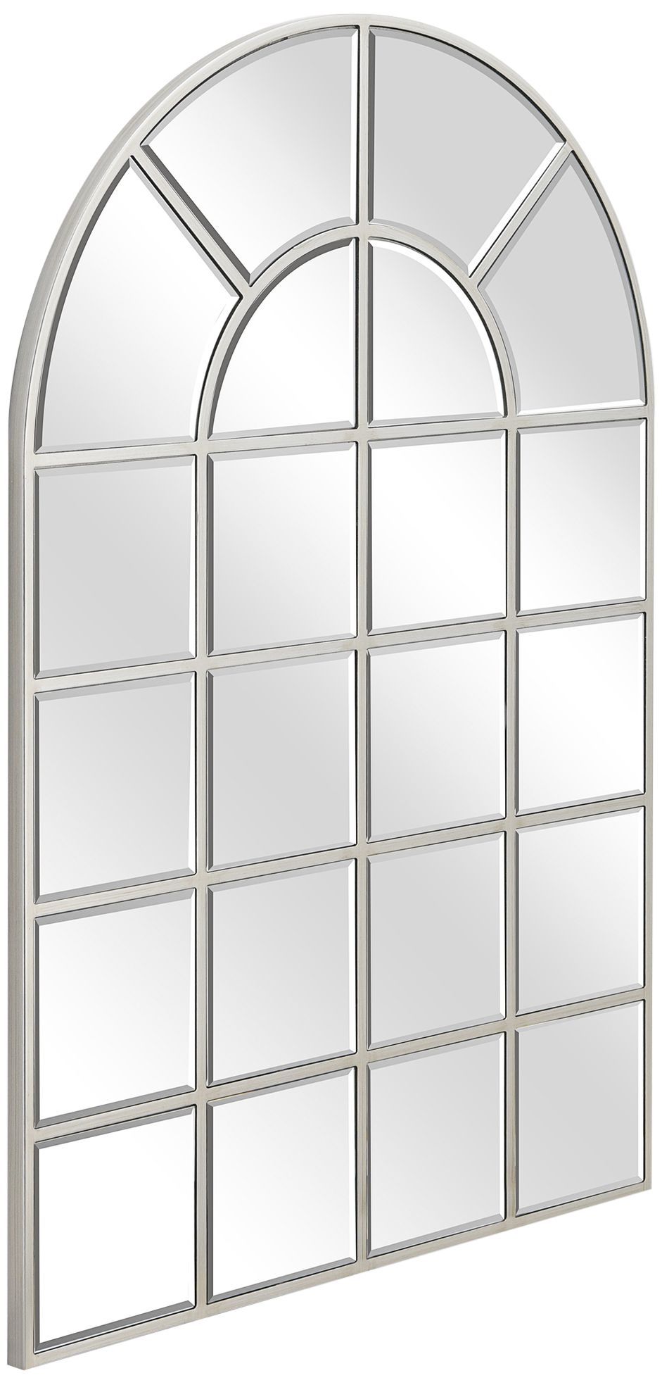 Iman 30" x 44" Arch Window Pane Wall Mirror - #828T0 | Lamps Plus