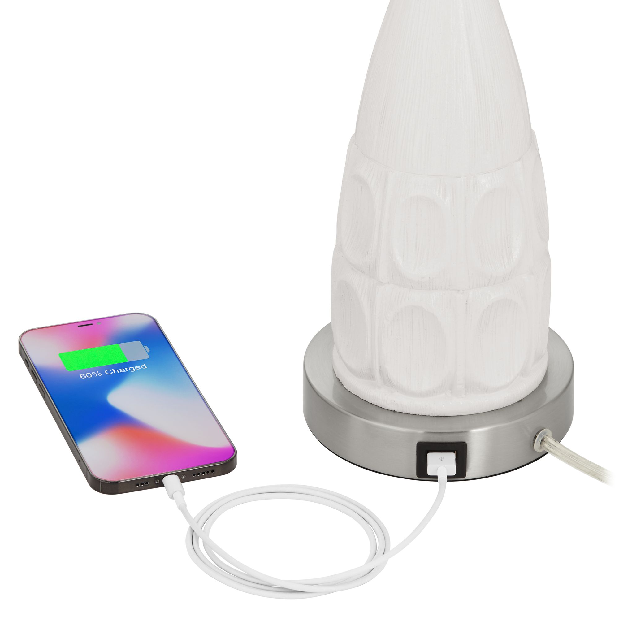 Taz Mid-Century Modern USB Table Lamps Set of 2 - #86J14 | Lamps Plus