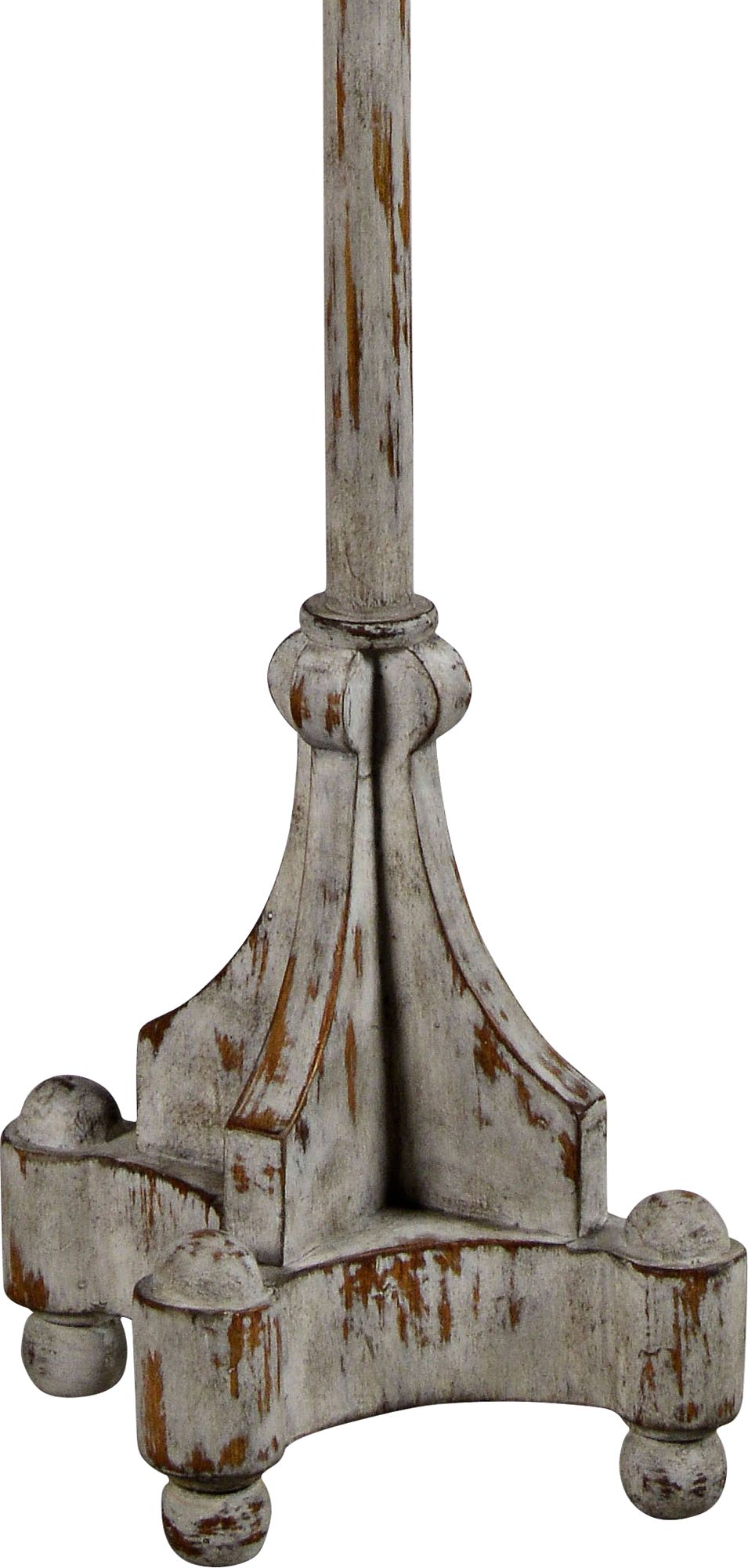 Jack Distressed Light Gray Traditional Floor Lamp - #87K21 | Lamps Plus