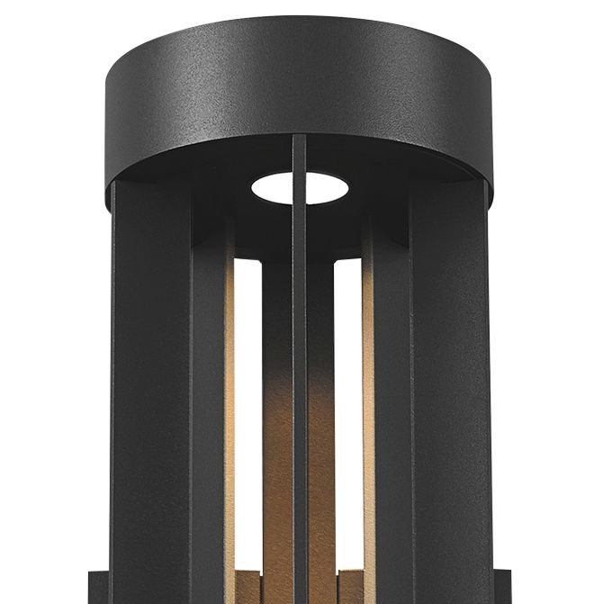 Tech Lighting Turbo 18" High Black 3000K LED Outdoor Wall Light ...