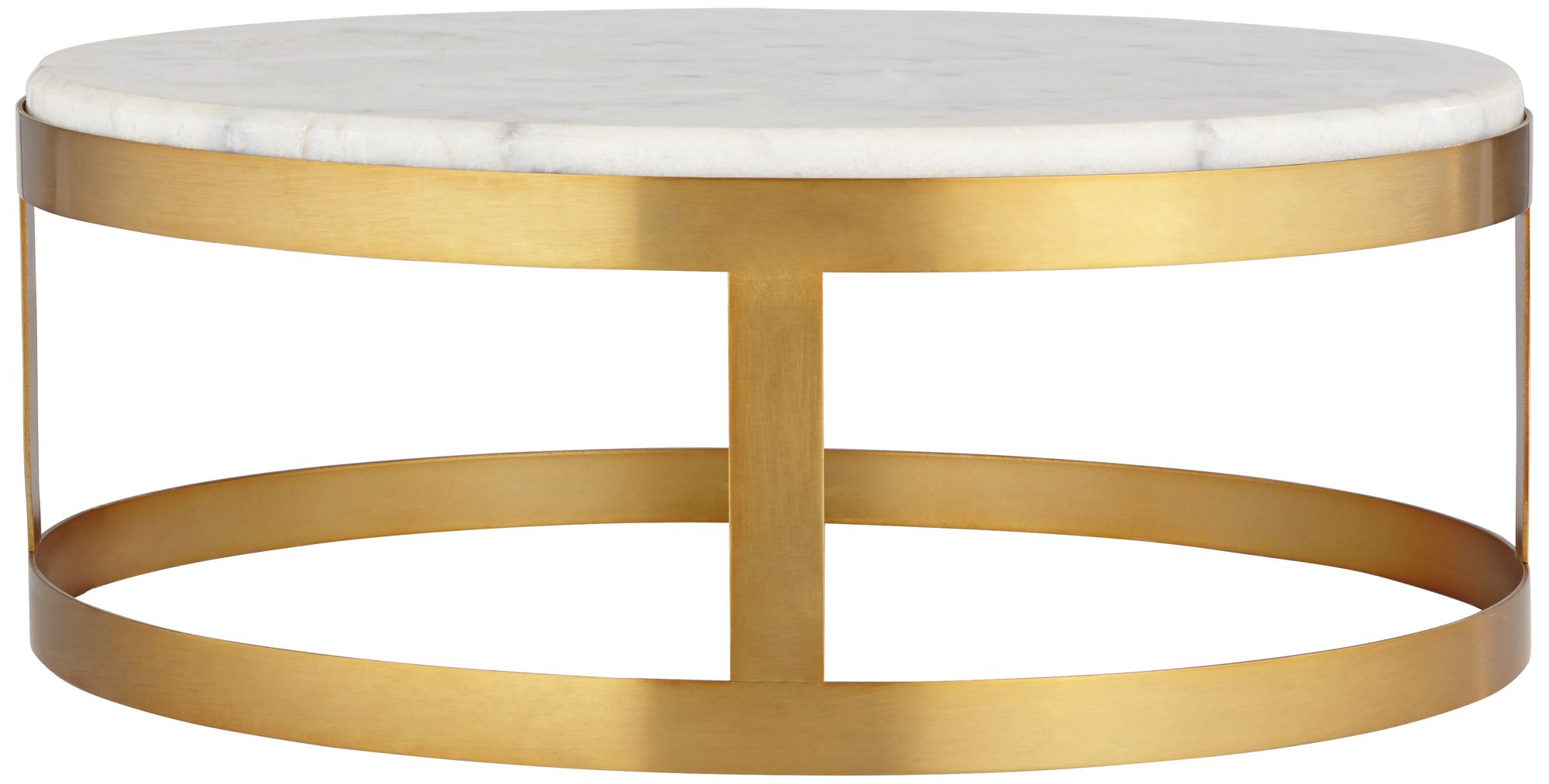 14" Marble and Gold Finish Pedestal Lamp Riser - #98R72 | Lamps Plus