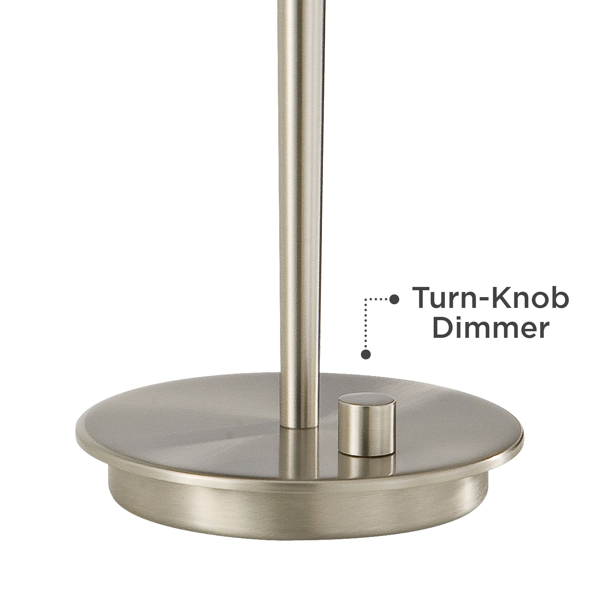 Holtkoetter Satin Nickel Alabaster White Glass Desk Lamp - #J1575 ...