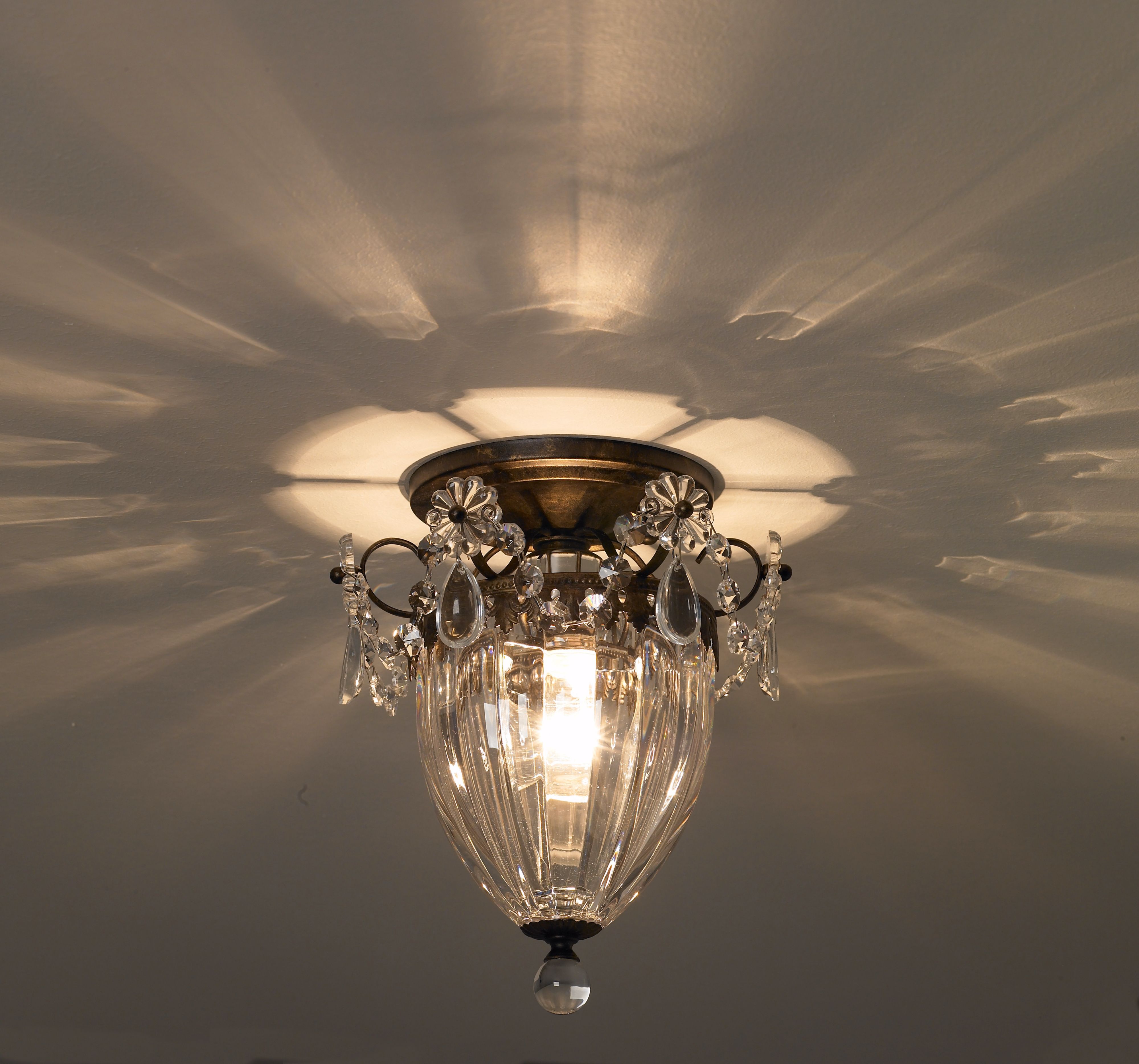 Schonbek Bagatelle Collection 8" Wide Crystal Ceiling Light - #J2732 ...